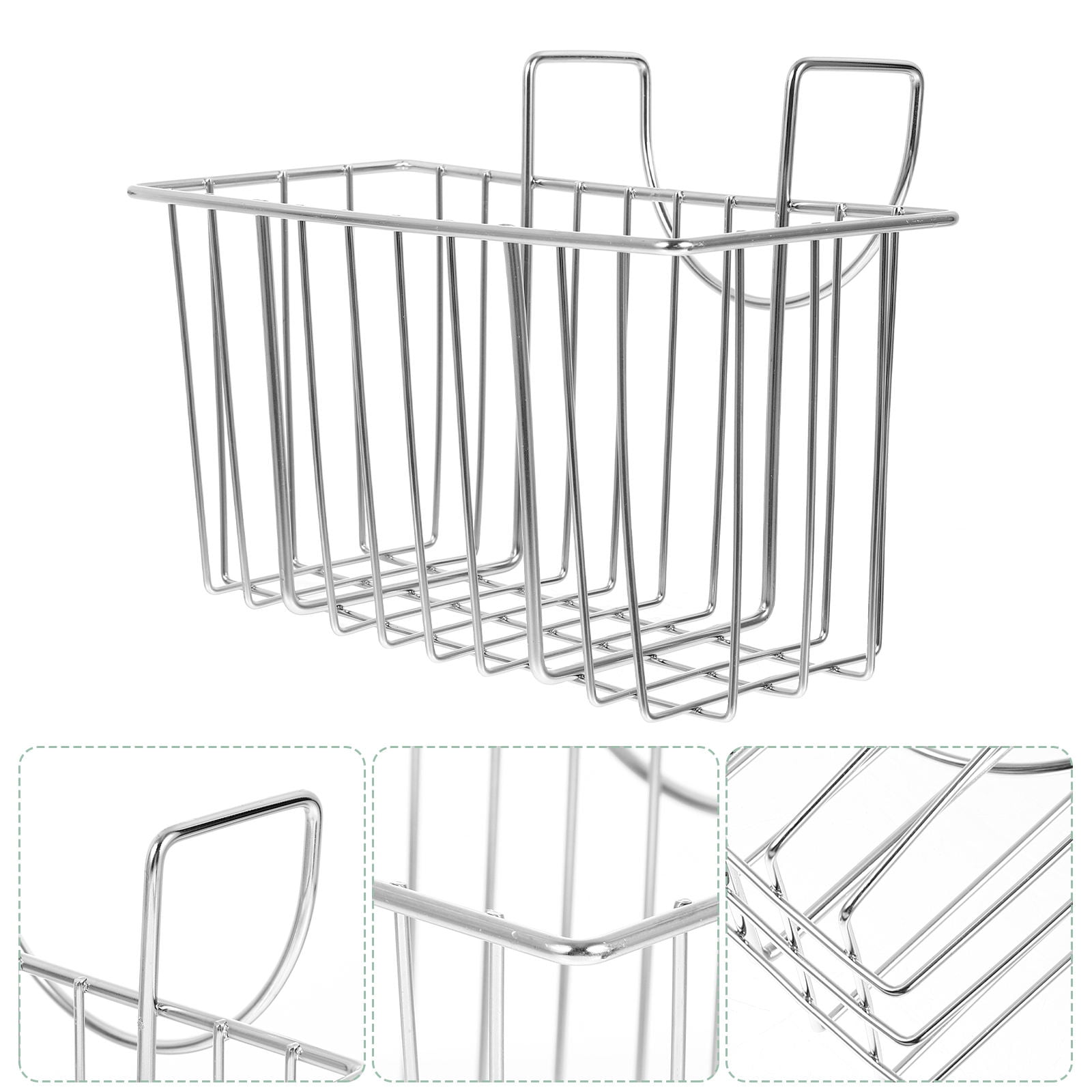 Raindrops 1Pack White Rectangular Hanging Sponge Holder for Kitchen Use ...