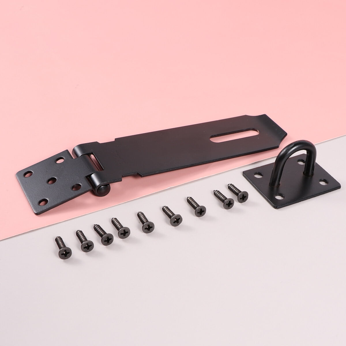 Raindrops 1Pc 5Inches Black Smooth Corner Door Lock Latch for Security ...