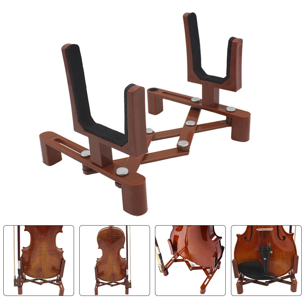 Raindrops Violin Floor Holder ABS Violin Stand Coffee 1Pcs - Walmart.com