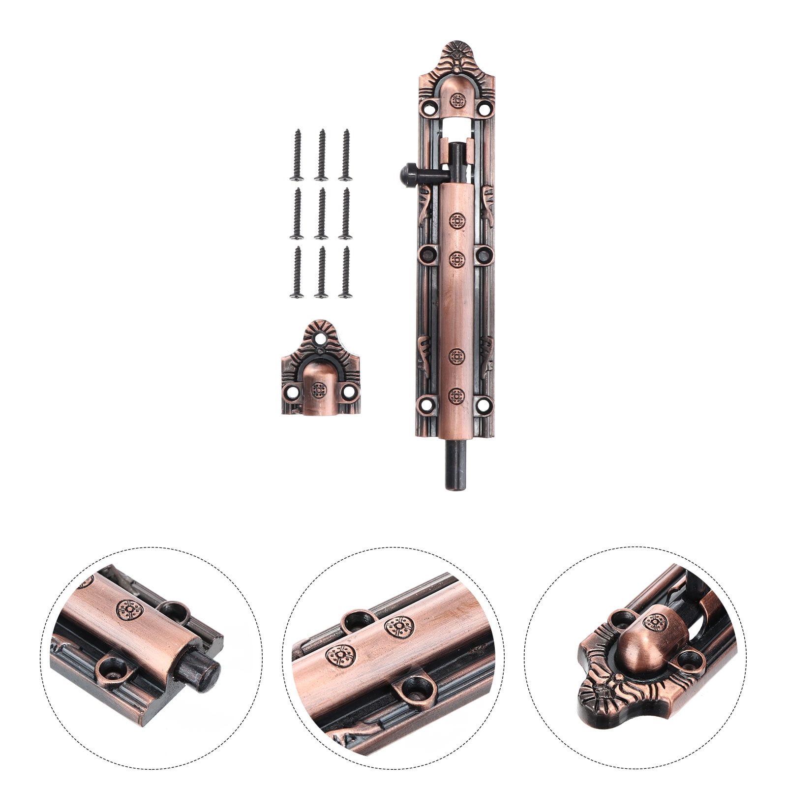 Raindrops 1Pc Security Slide Bolt Heavy Duty Gate Sliding Bolt Latch ...