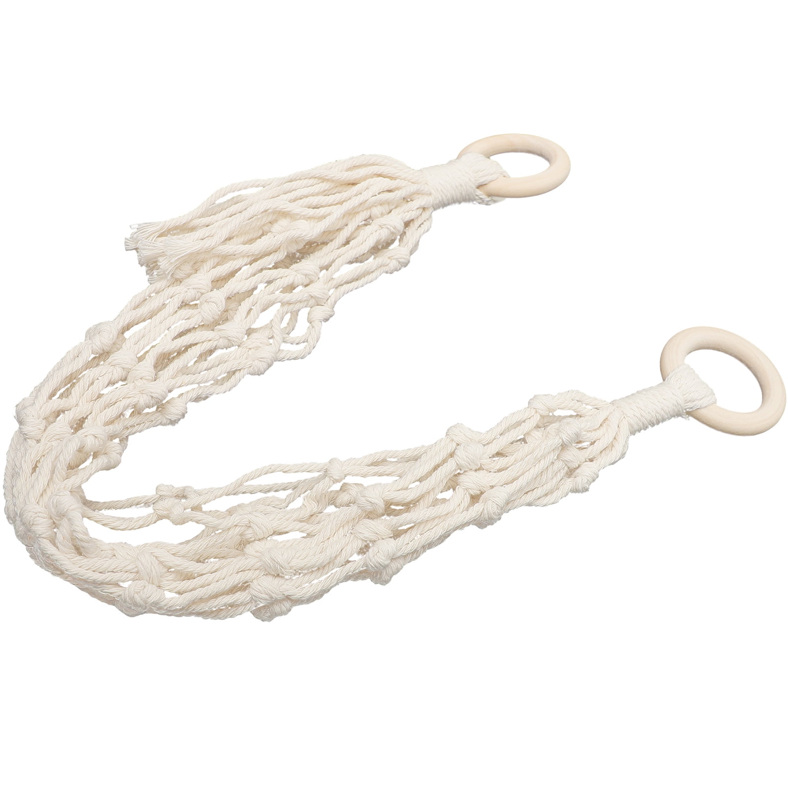 Raindrops 1Pcs Beige Cotton Rope Hanging Fruit Hammock for Organizing ...