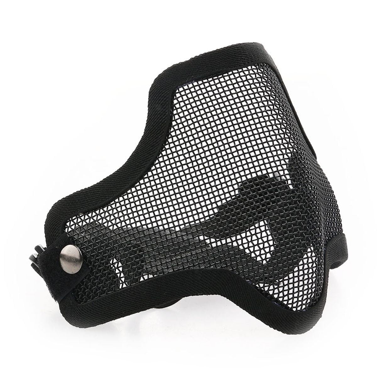 Raindrops Metal Mesh Half Face Mask For Men And Women Outdoor Sports ...