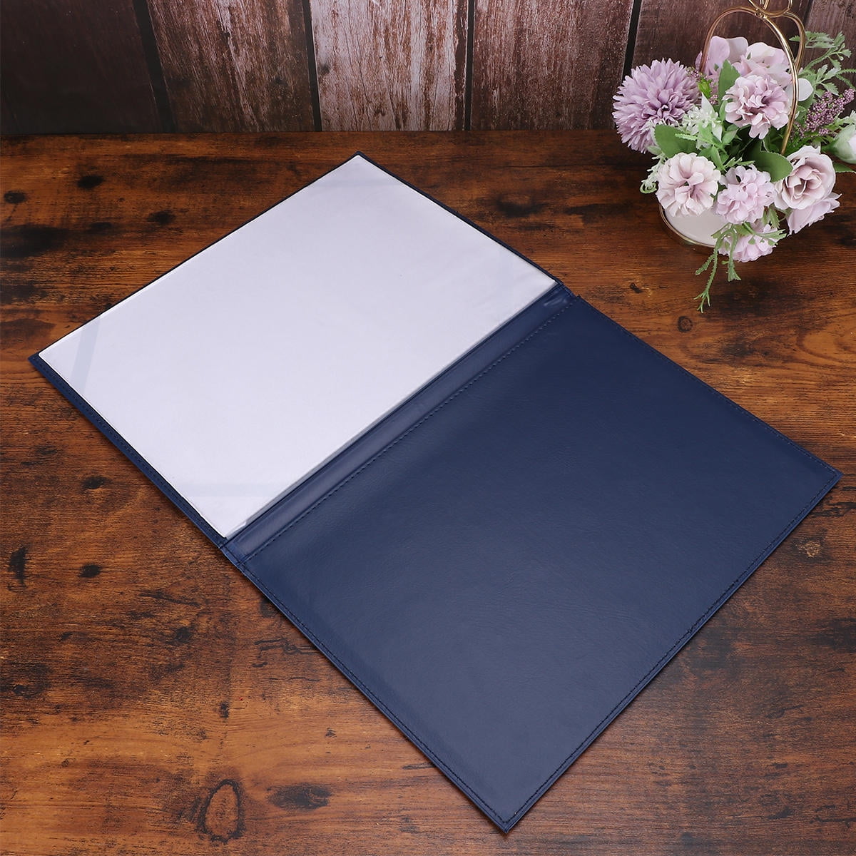 Raindrops 1Pcs Blue Leather Certificate Folder for Award and Diploma 11 ...