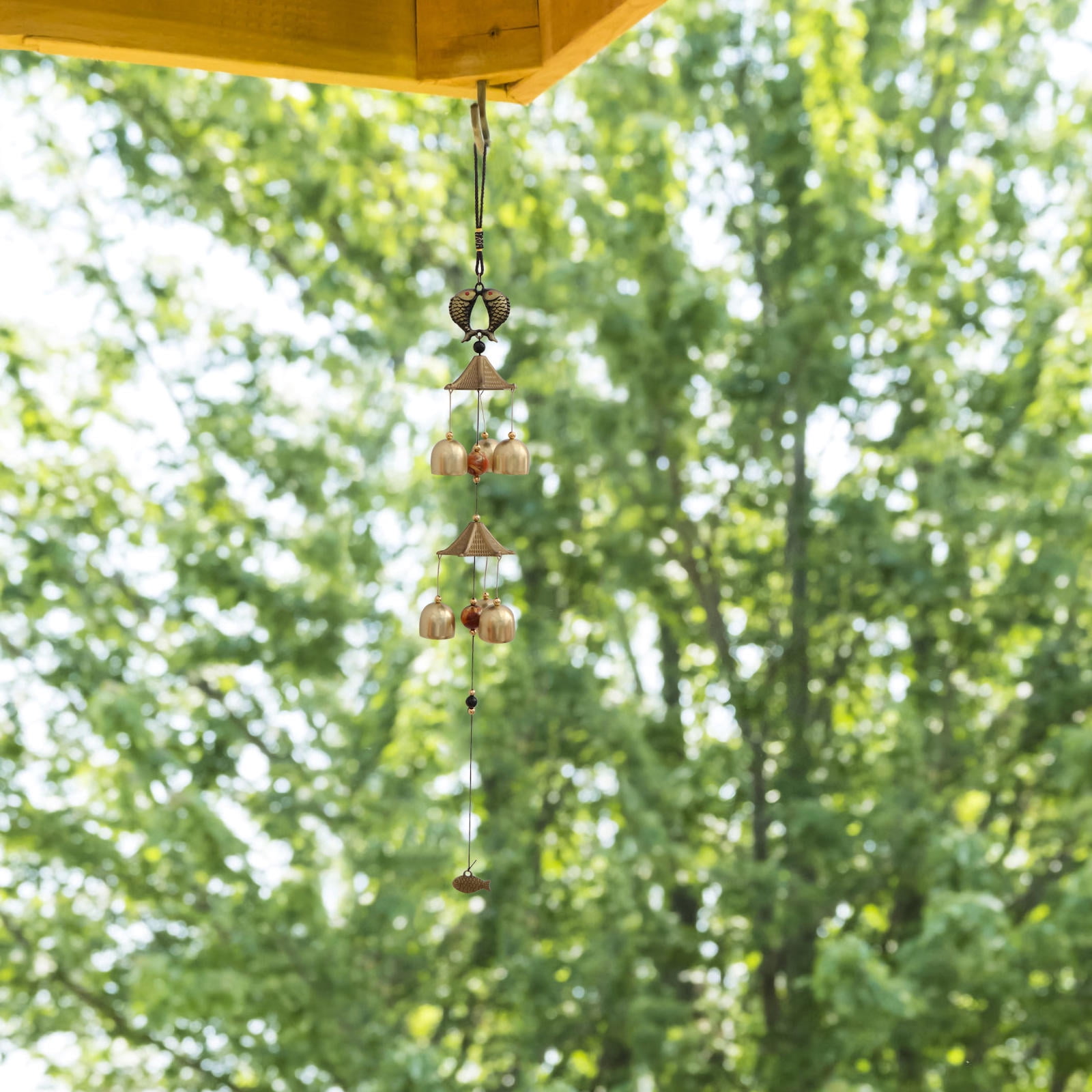 Raindrops 1Pcs Delicate Appearance Metal Wind-bell For Outdoor Garden ...