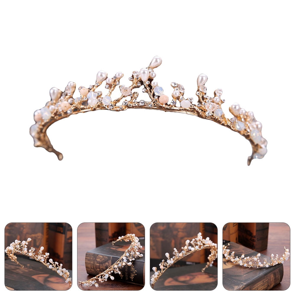 Raindrops 1Pcs Golden Crown for Girls with Crown Shape for Party and ...