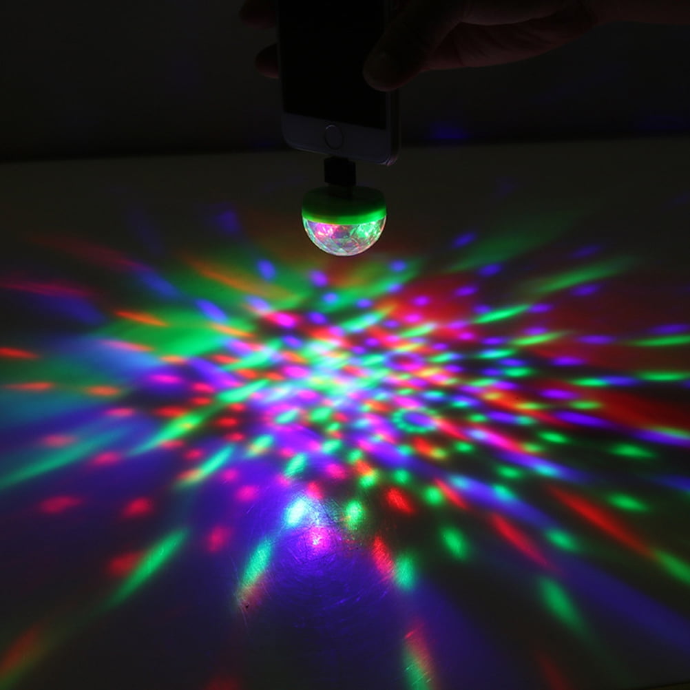 Raindrops 1Pcs Green Plastic Table Top Disco Light with Sound ...
