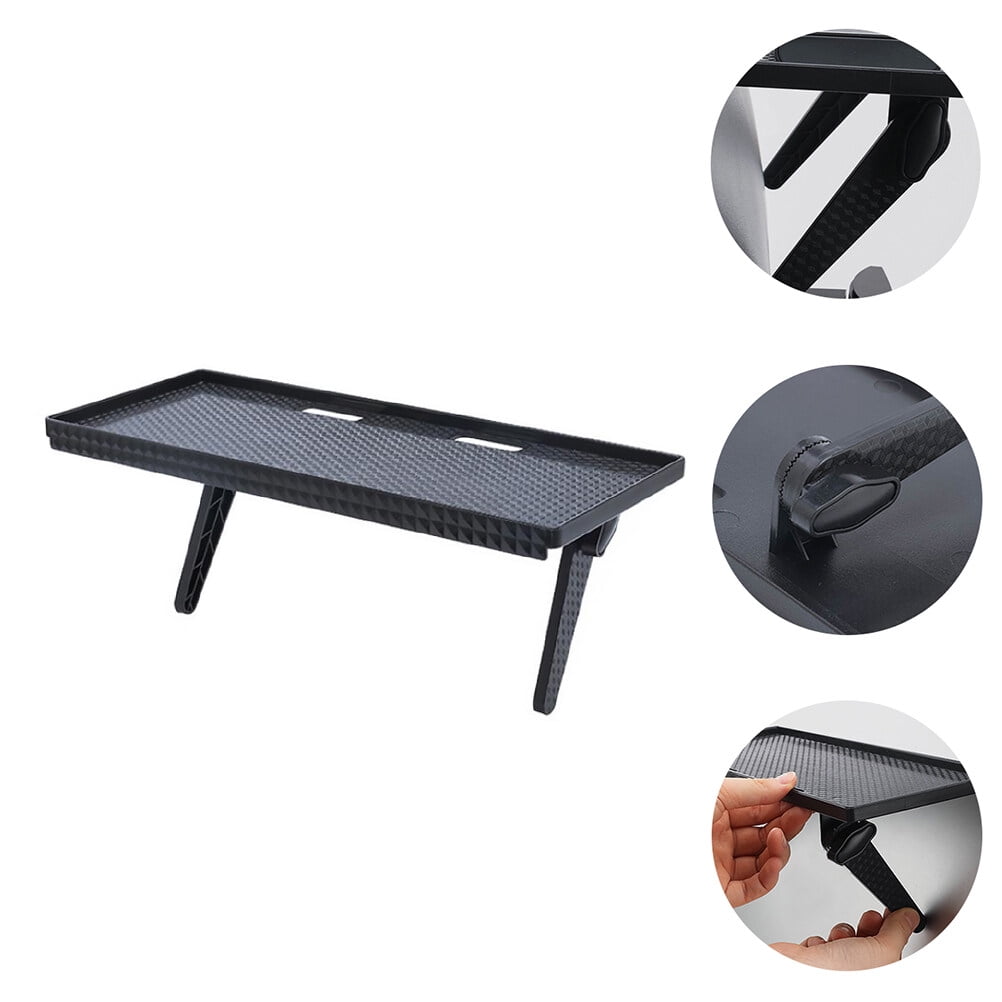 Raindrops 1Pcs Monitor Stand Wall Mounted Shelves Abs Black Simple Wall ...
