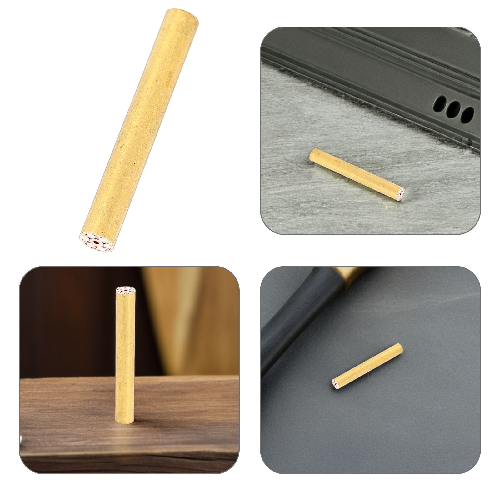 Raindrops 1Pcs Pin Golden Steel Round Rivet for Metal Cutters Handles ...