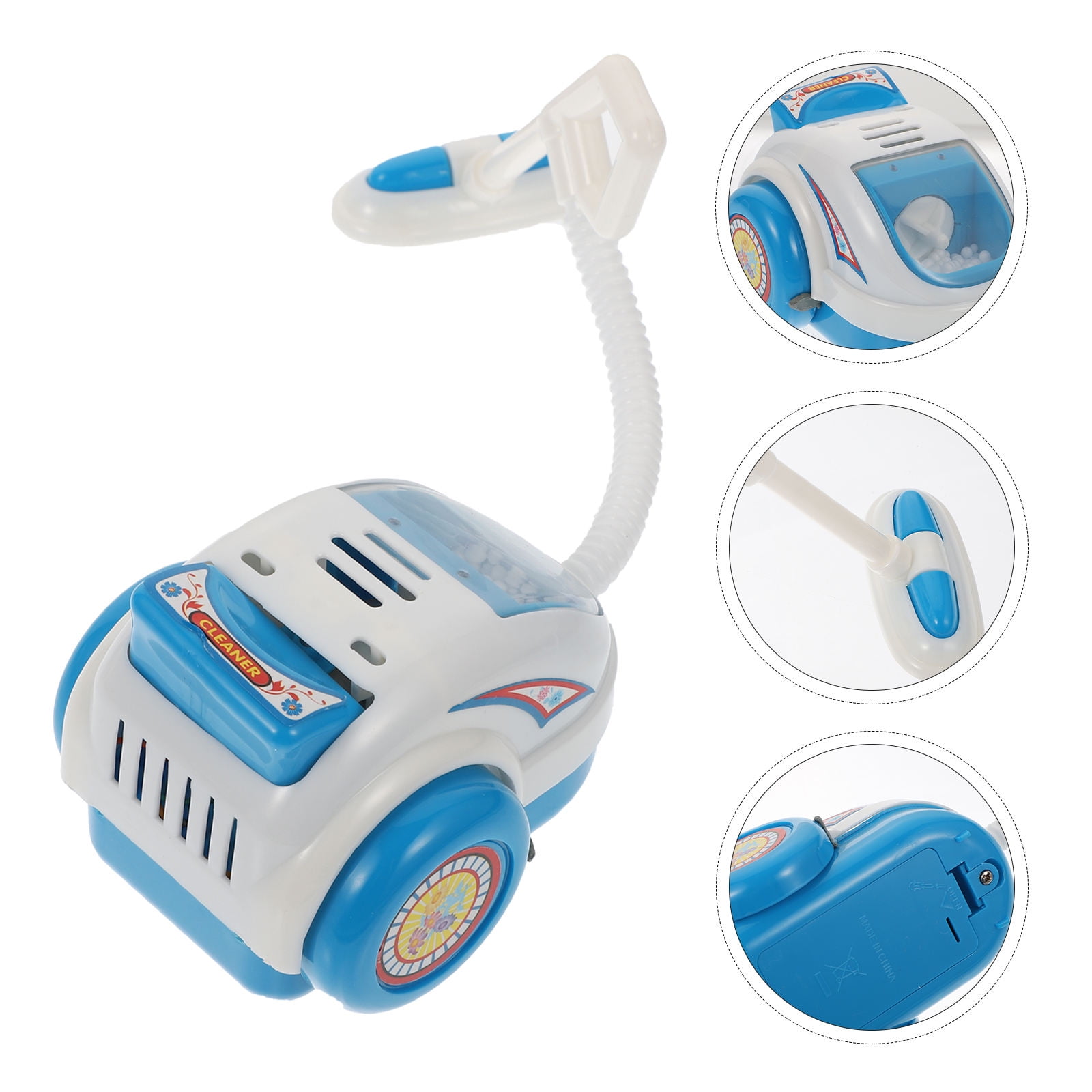Raindrops 1Pcs Simulated Vacuum Cleaner Toy Blue Plastic Educational ...