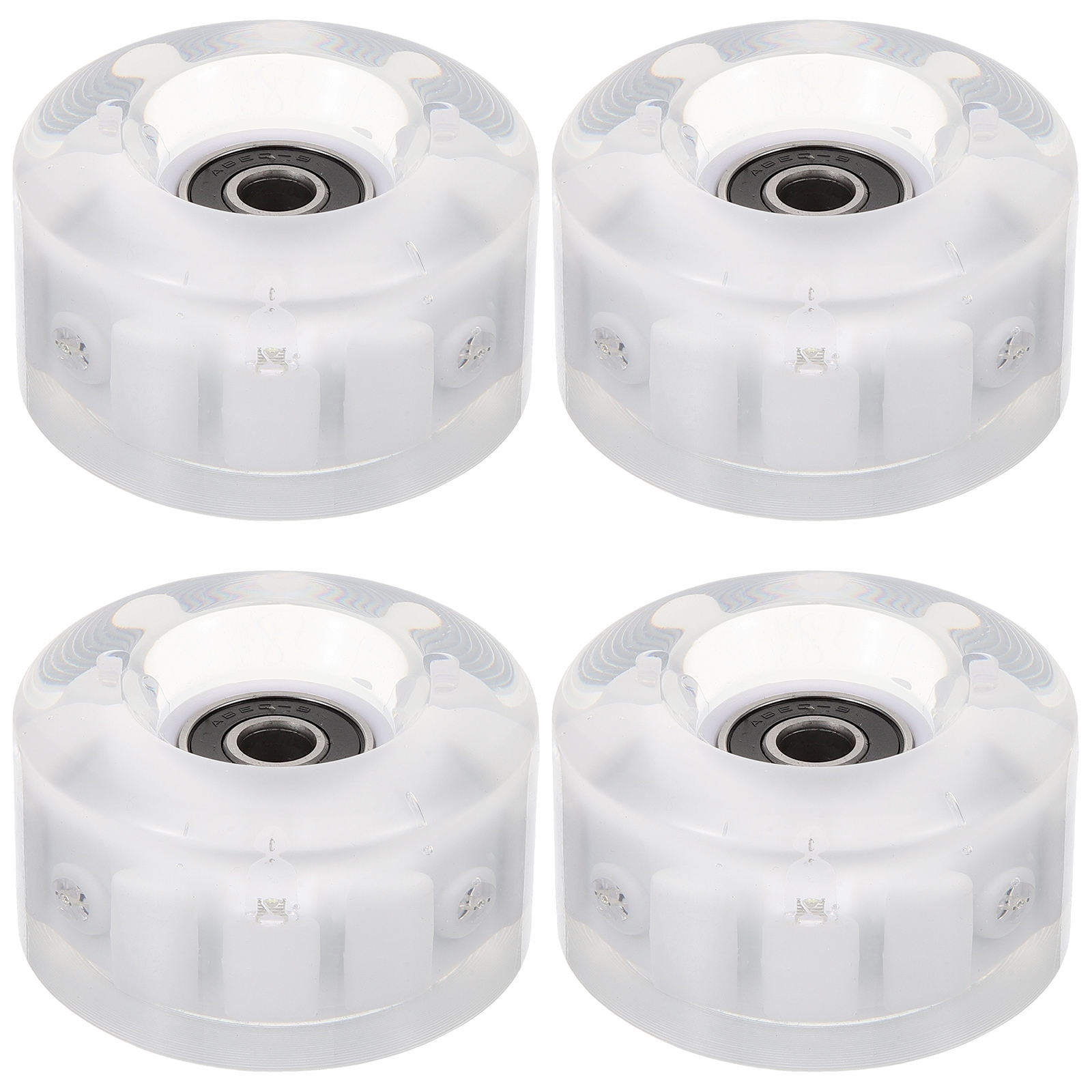 Raindrops 1Set Assorted Color Pu Round Roller Skating Wheels For Indoor ...