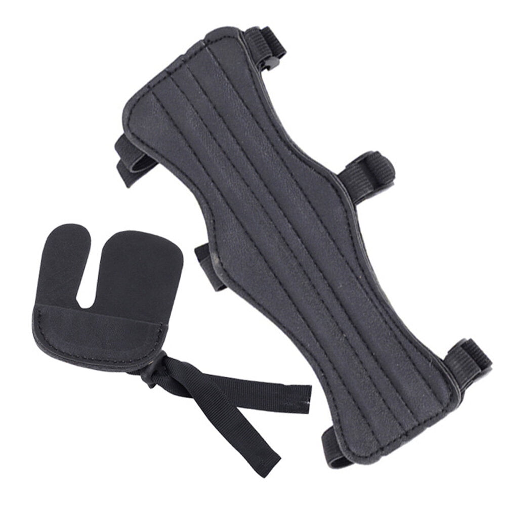 Raindrops 1Set Black Pu Arm Wrist Guards For Men In Shooting And Target ...