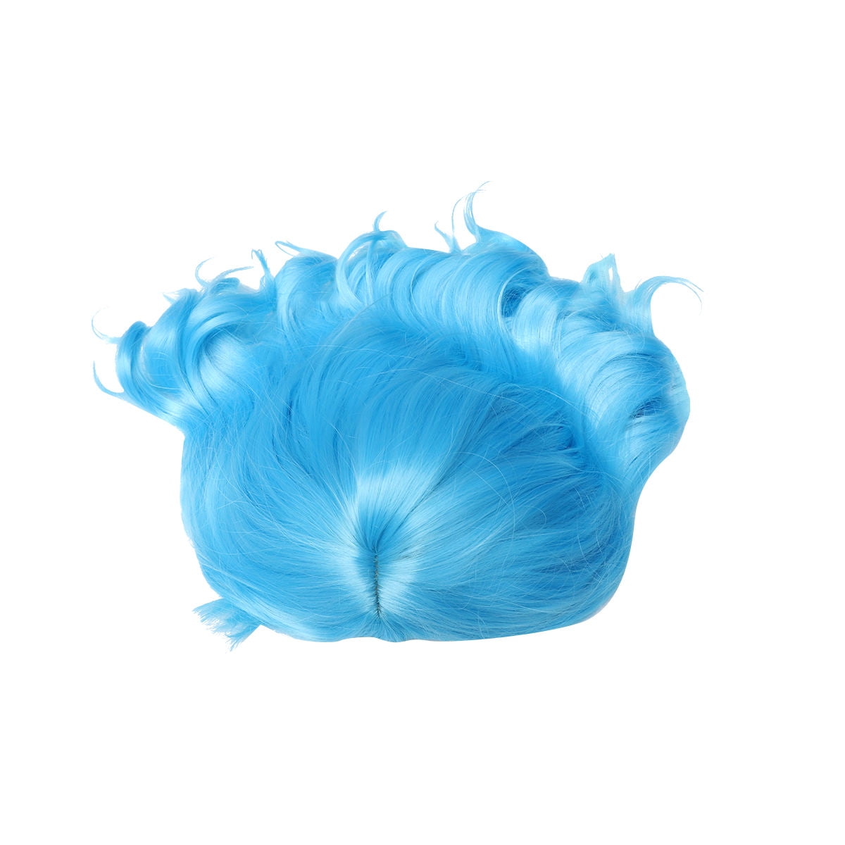 Raindrops 1Set Blue Short Straight Hair with Front Lace Design Wig for ...