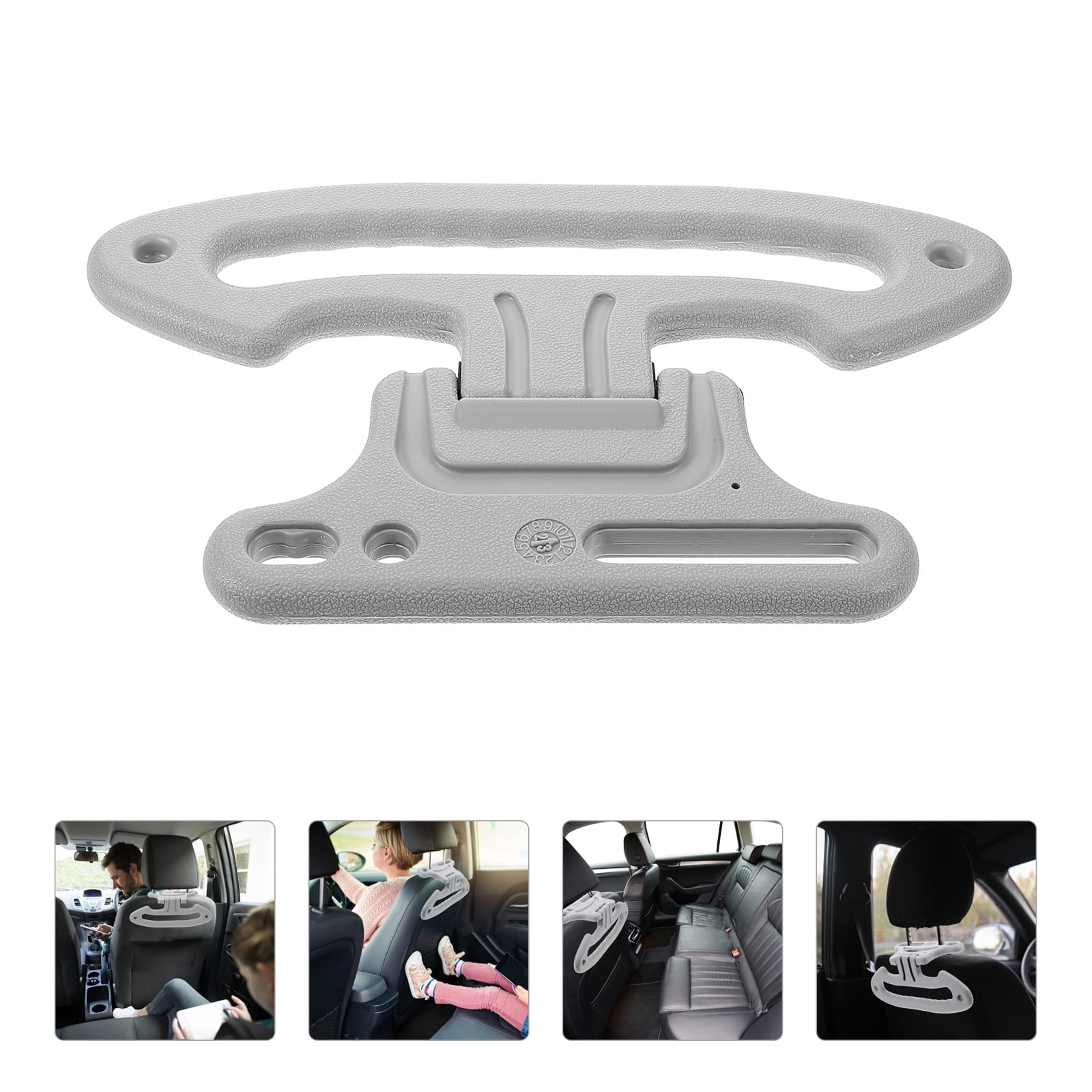 Raindrops 1Set Foldable Car Clothes Rack in Grey ABS for In-car Use as ...