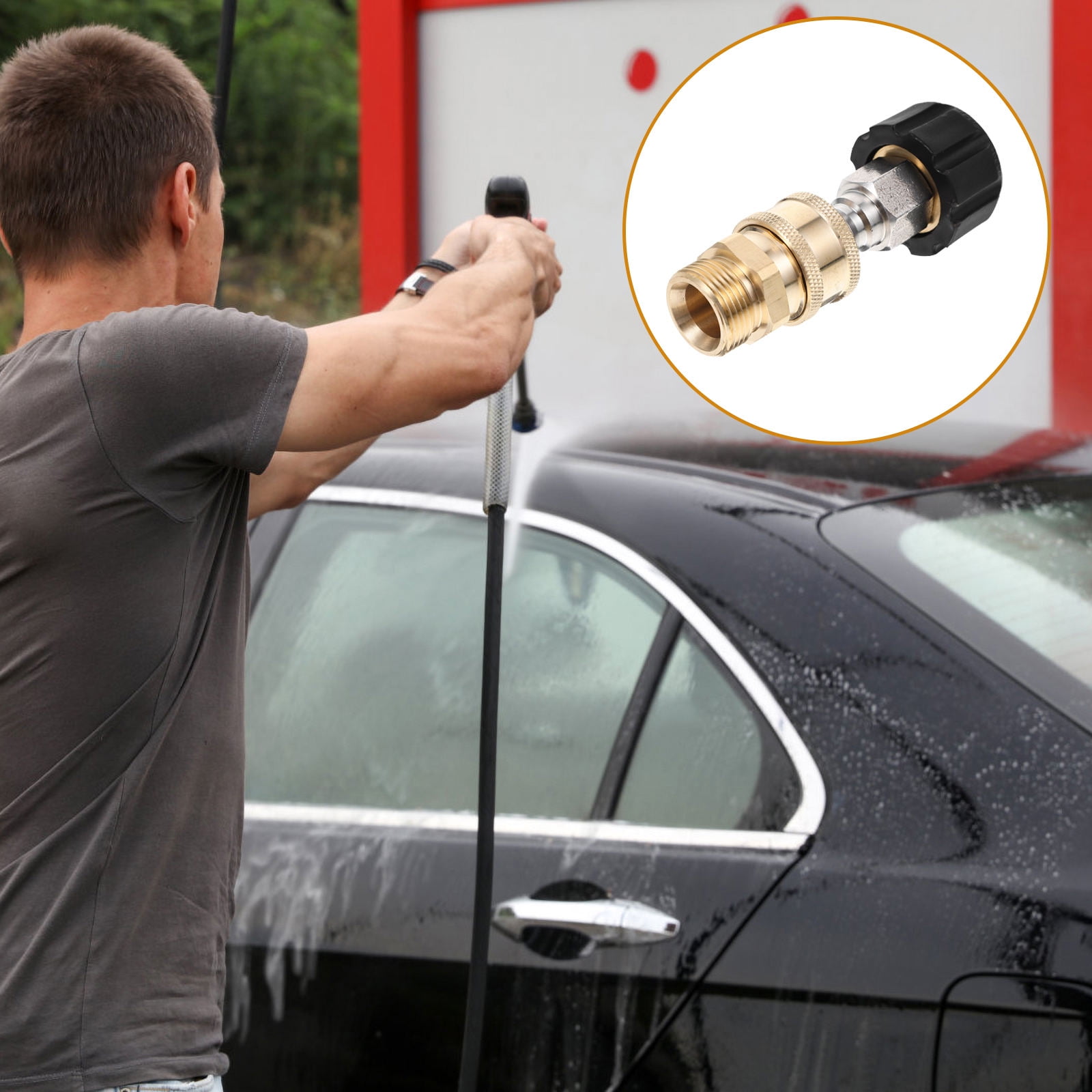 Raindrops 1Set High-Pressure Sprayer Adapter Rectangular Design for ...