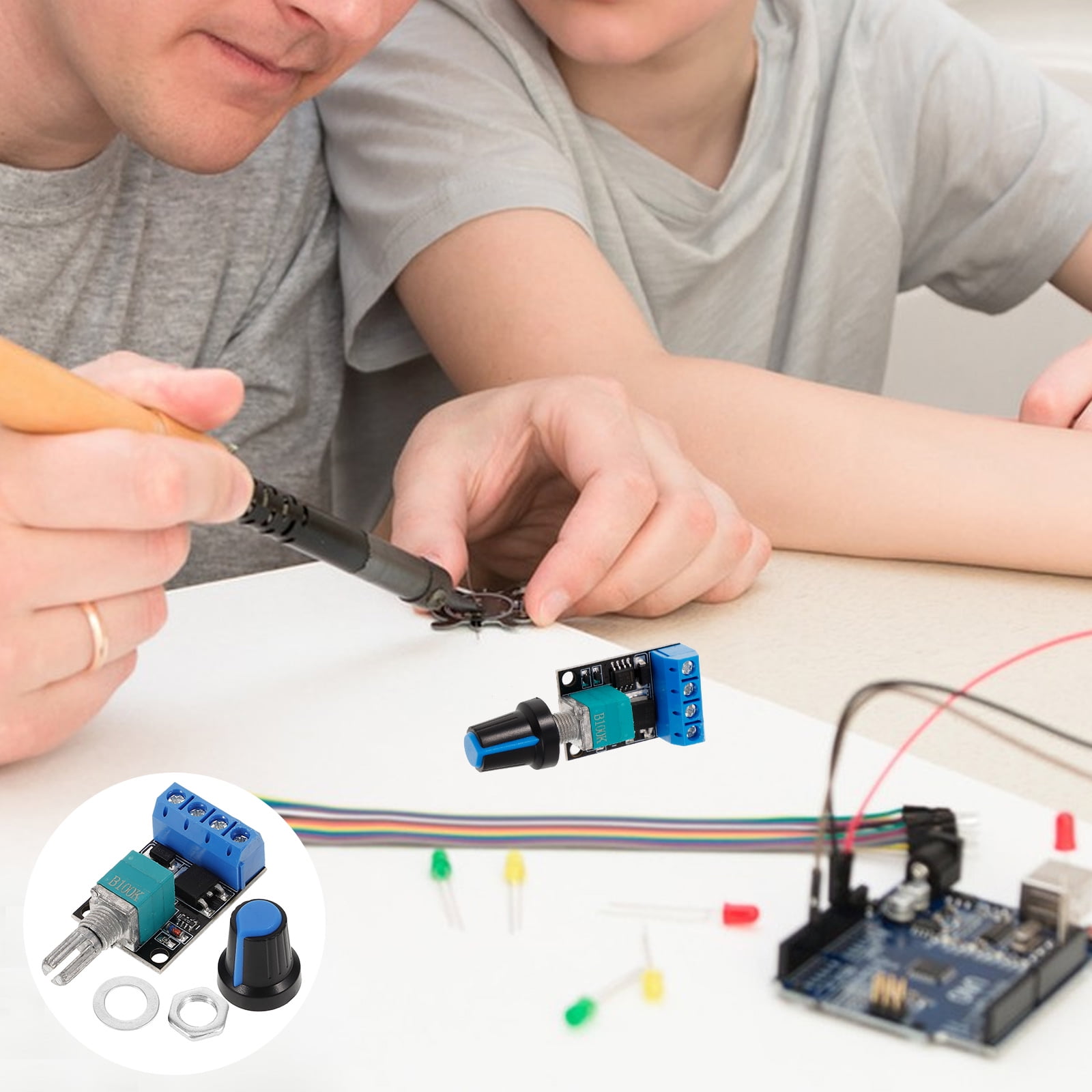 Raindrops 1Set Motor Speed Controller with Pwm Technology for Precise ...