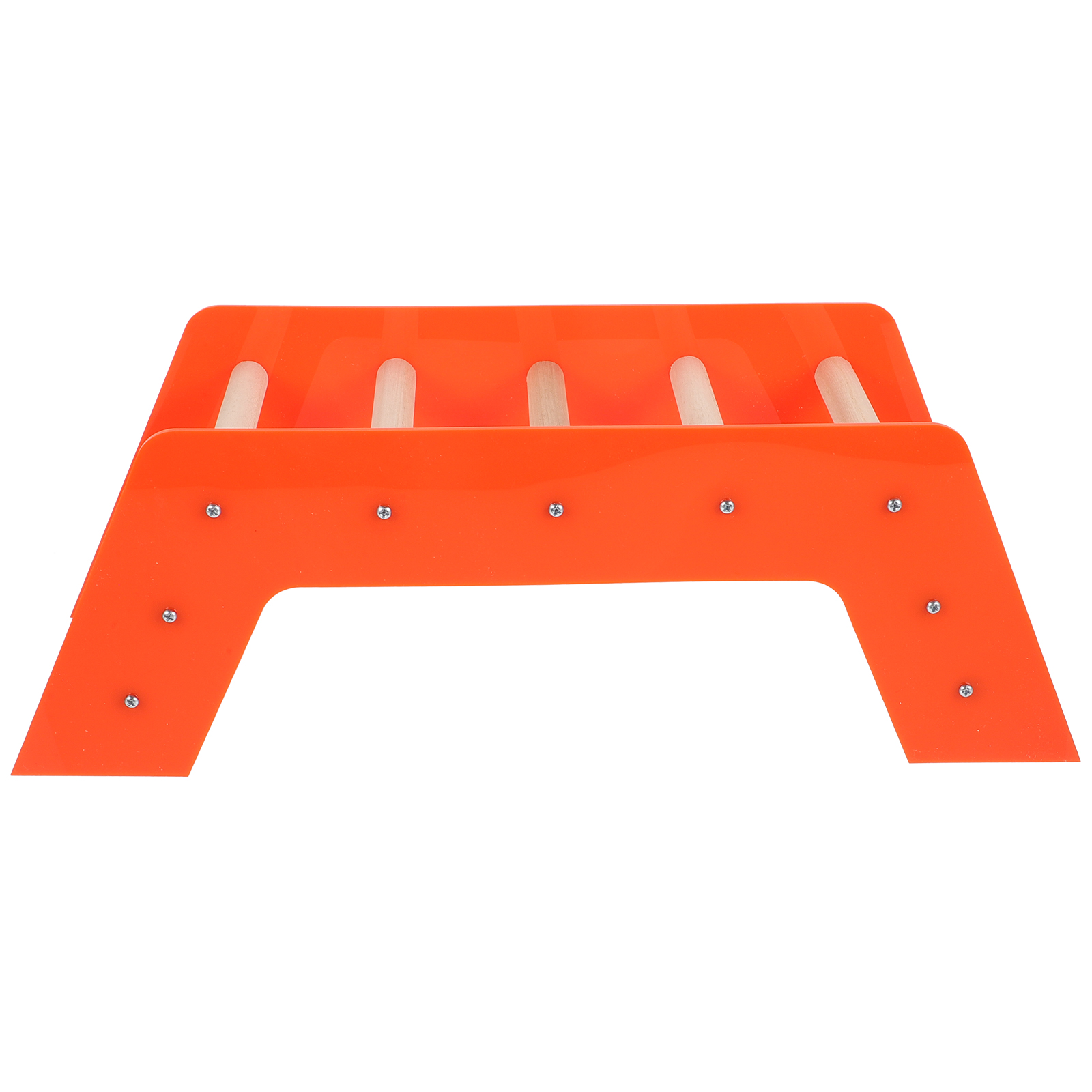 Raindrops 1Set Orange Acrylic Parrot Stair Ladder Toy for Small Birds ...