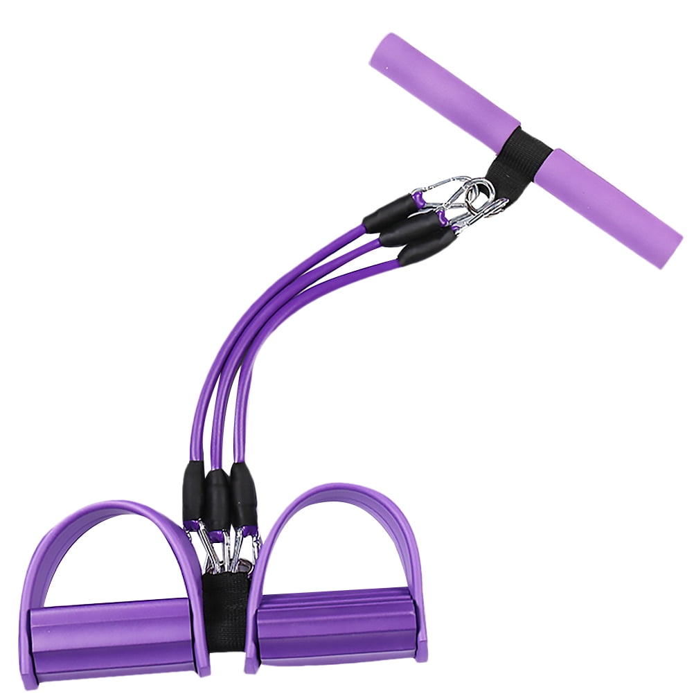 Raindrops 1Set Purple TPE Tube Fitness Rope for Biceps Training Abdomen ...