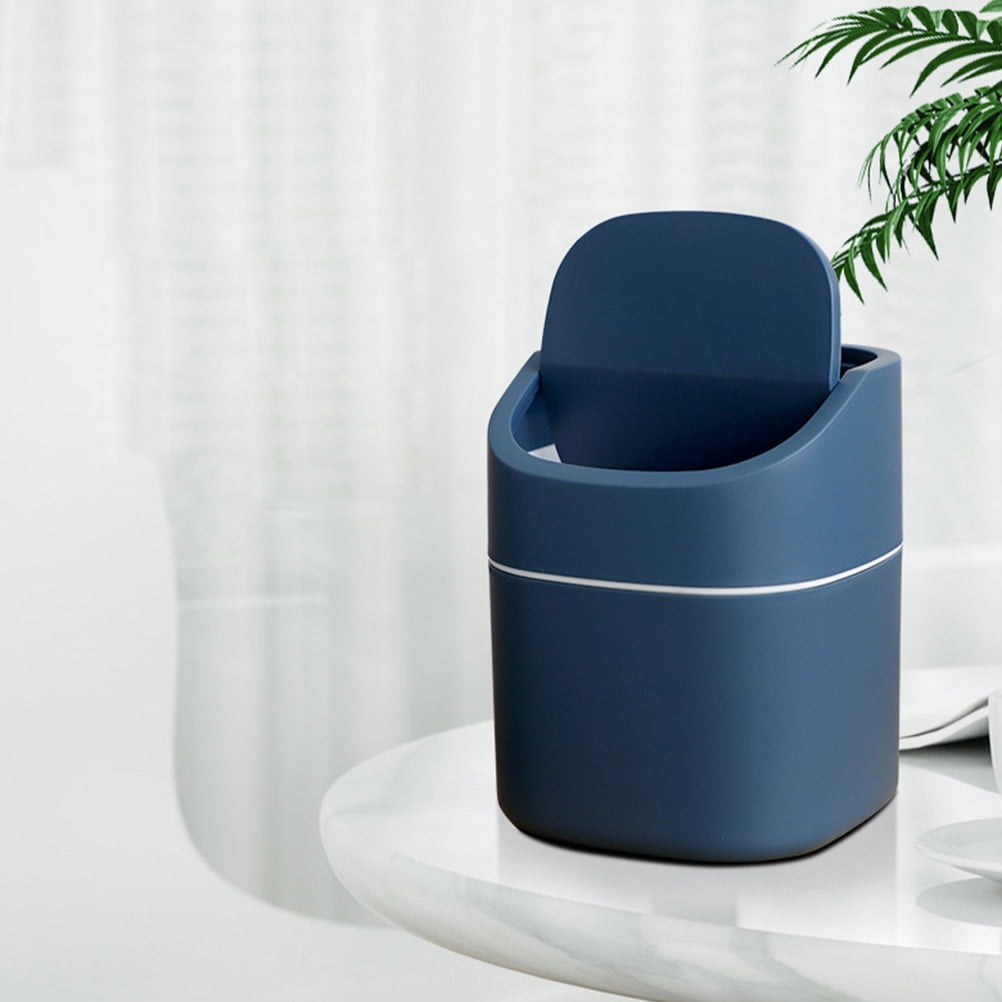 Raindrops Mini Wastebasket Dark Blue 1Pack Odor Reduction - Walmart.com