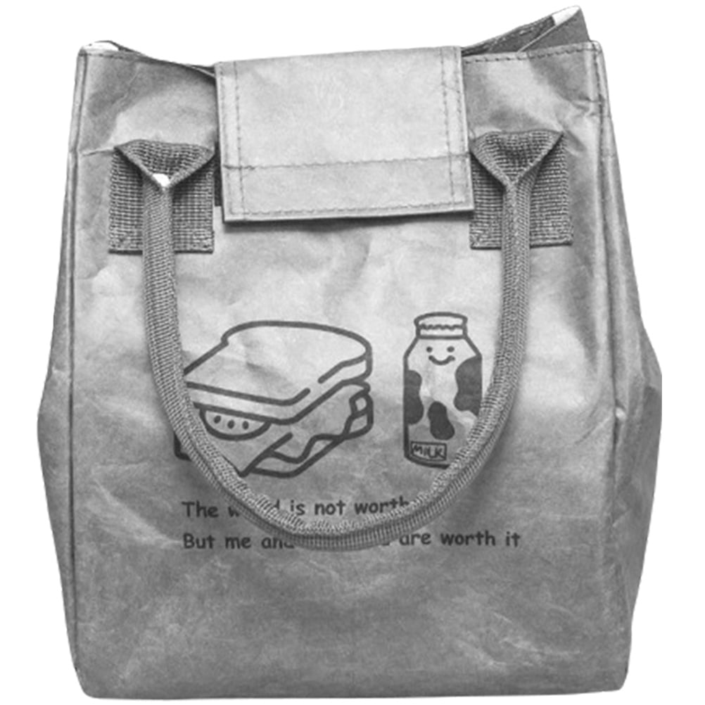 Raindrops 1Set Rectangular Paper Lunch Storage Bag Heat Preservation ...