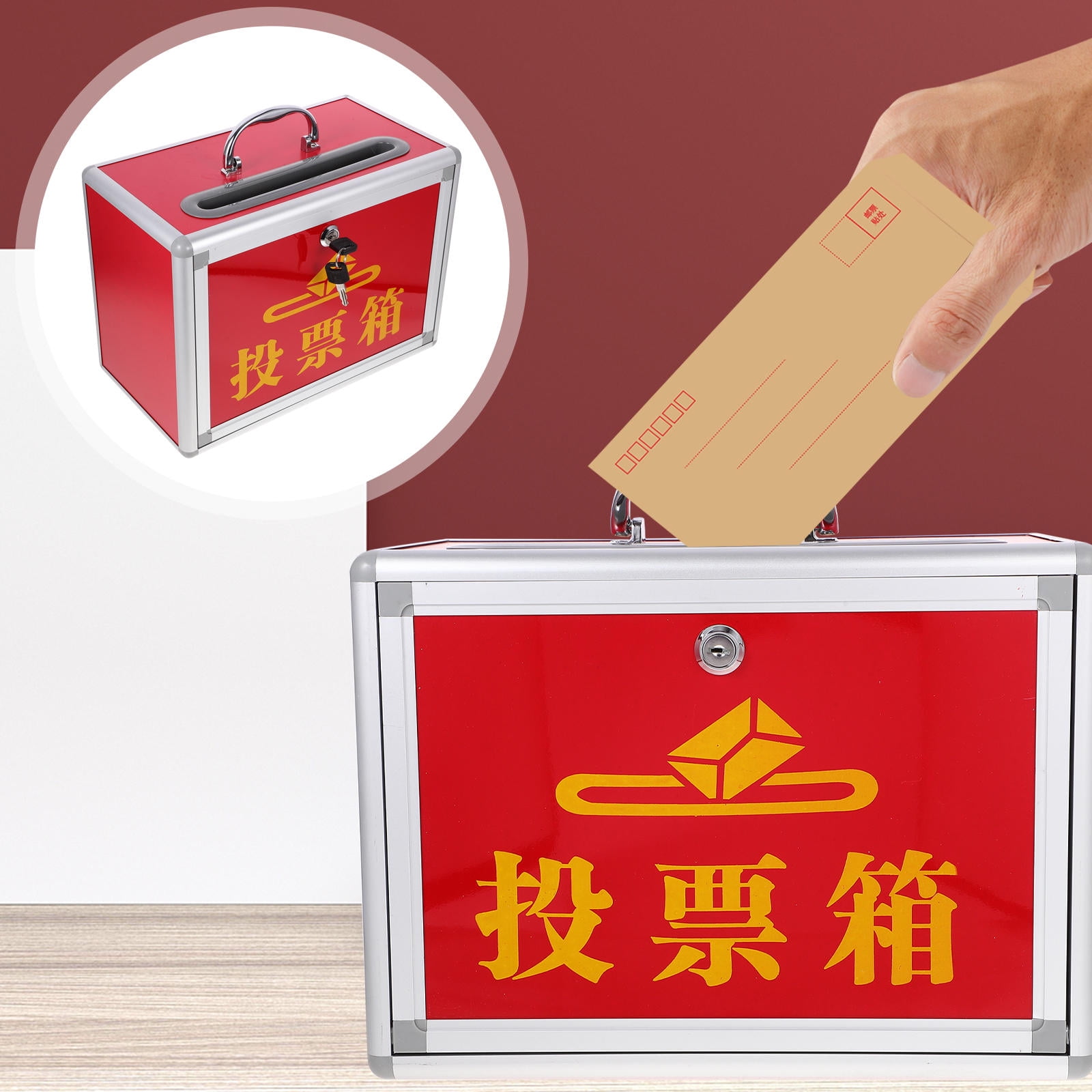 Raindrops 1Set Red Raffle Ticket Boxes for Fun and Exciting Drawings ...