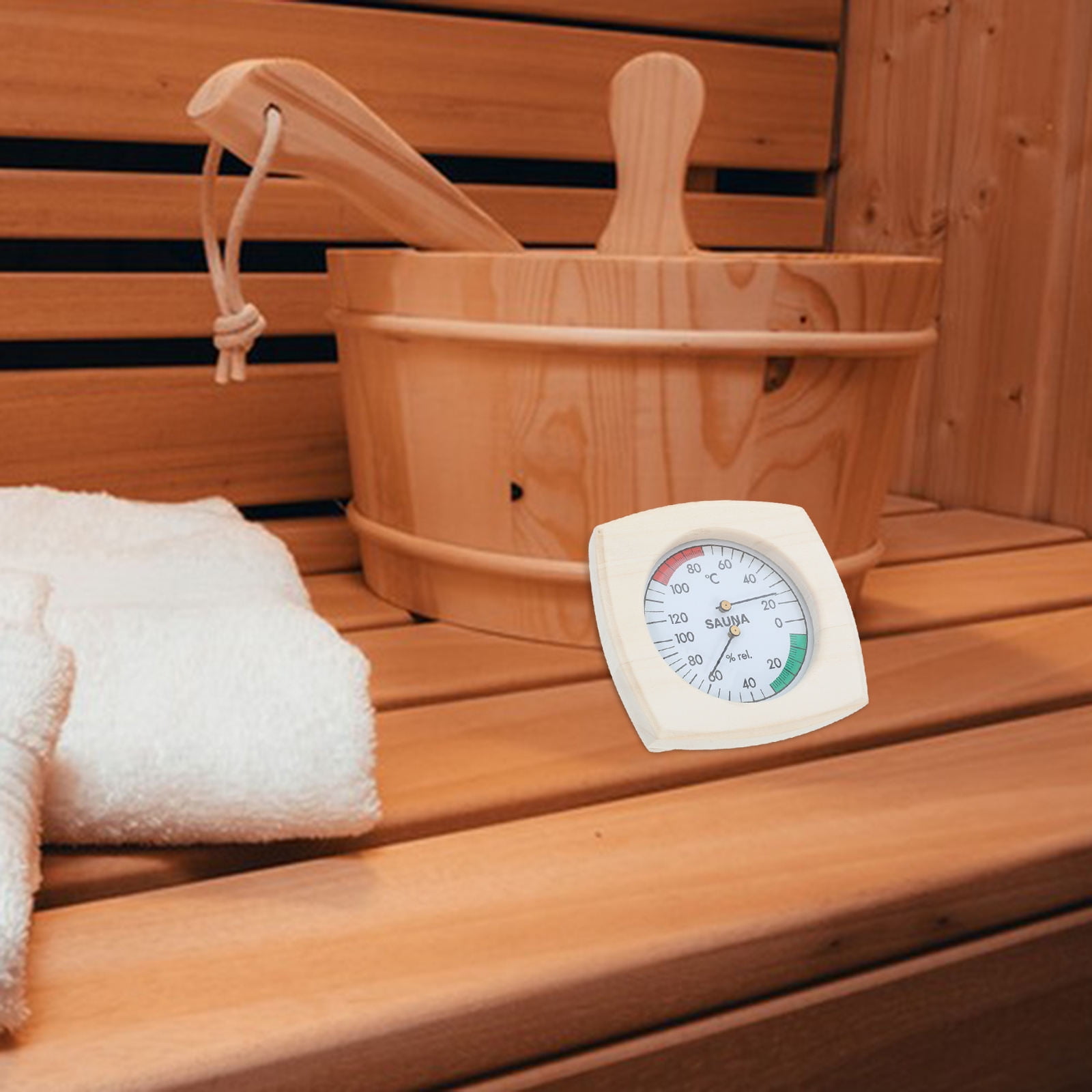 Raindrops 1Set Sauna Room Thermometer And Hygrometer For Steam Room ...