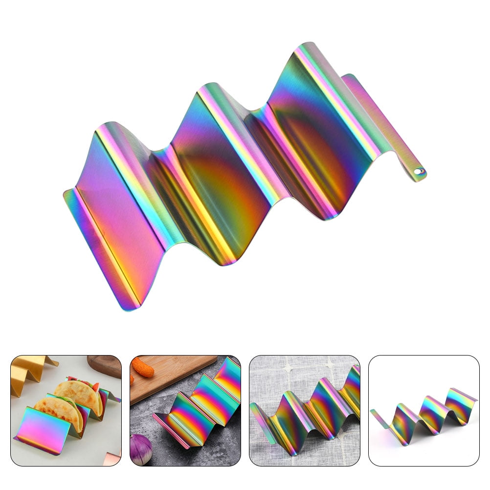 Raindrops 1Set Taco Tray Holder 8.41X3.93X2.36in Easy Filling and ...