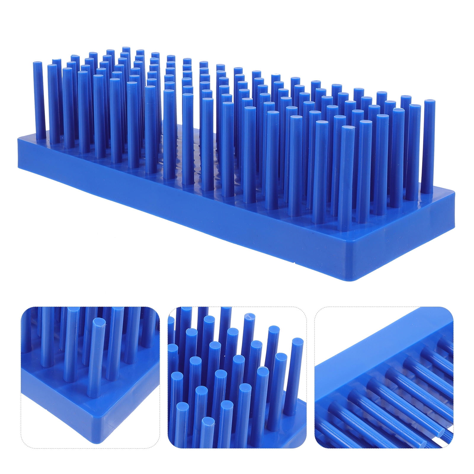 Raindrops 1Set Test Tube Rack Blue Plastic Peg Design for Drying and ...