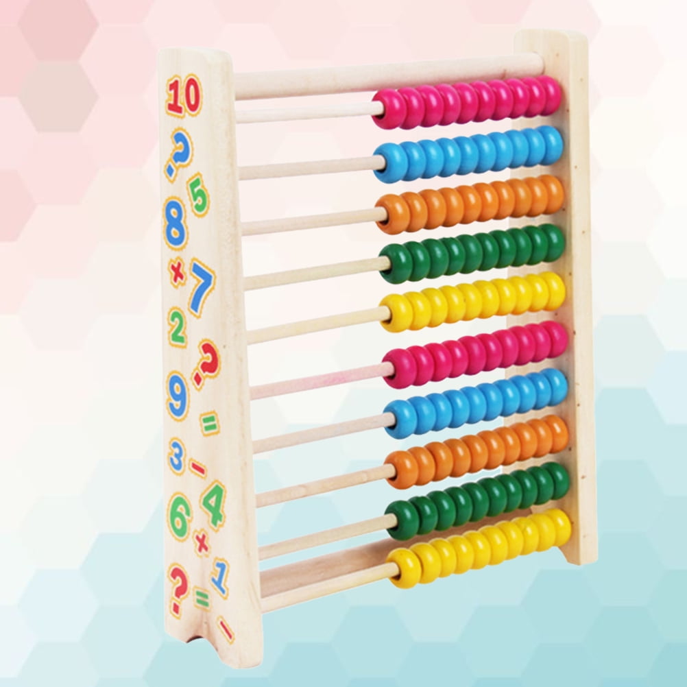 Raindrops 1Set Toddler Math Toys Wooden Calculation Shelf For Children ...