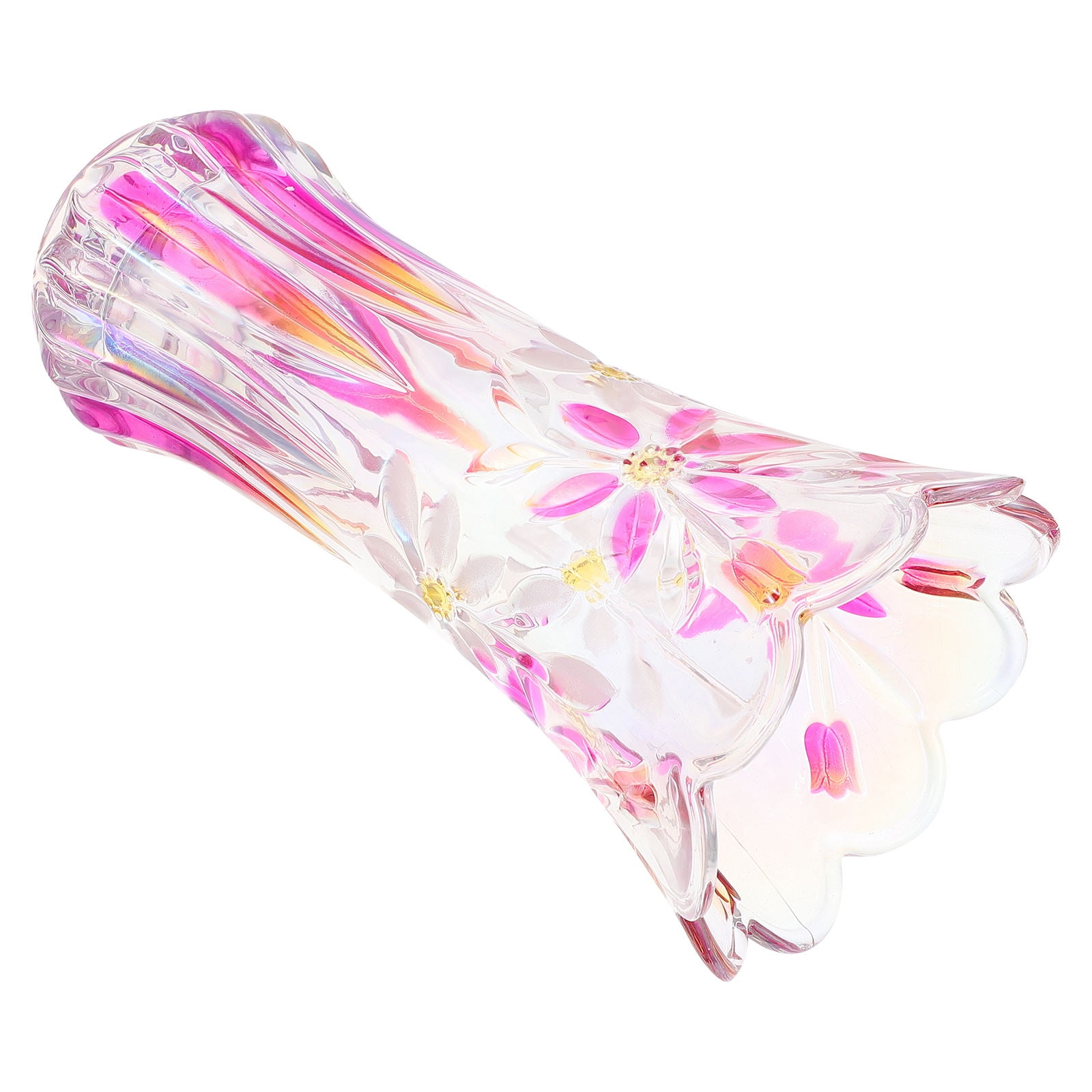 Raindrops Colorful Table Vase Crystal Glass 1Pack - Walmart.com