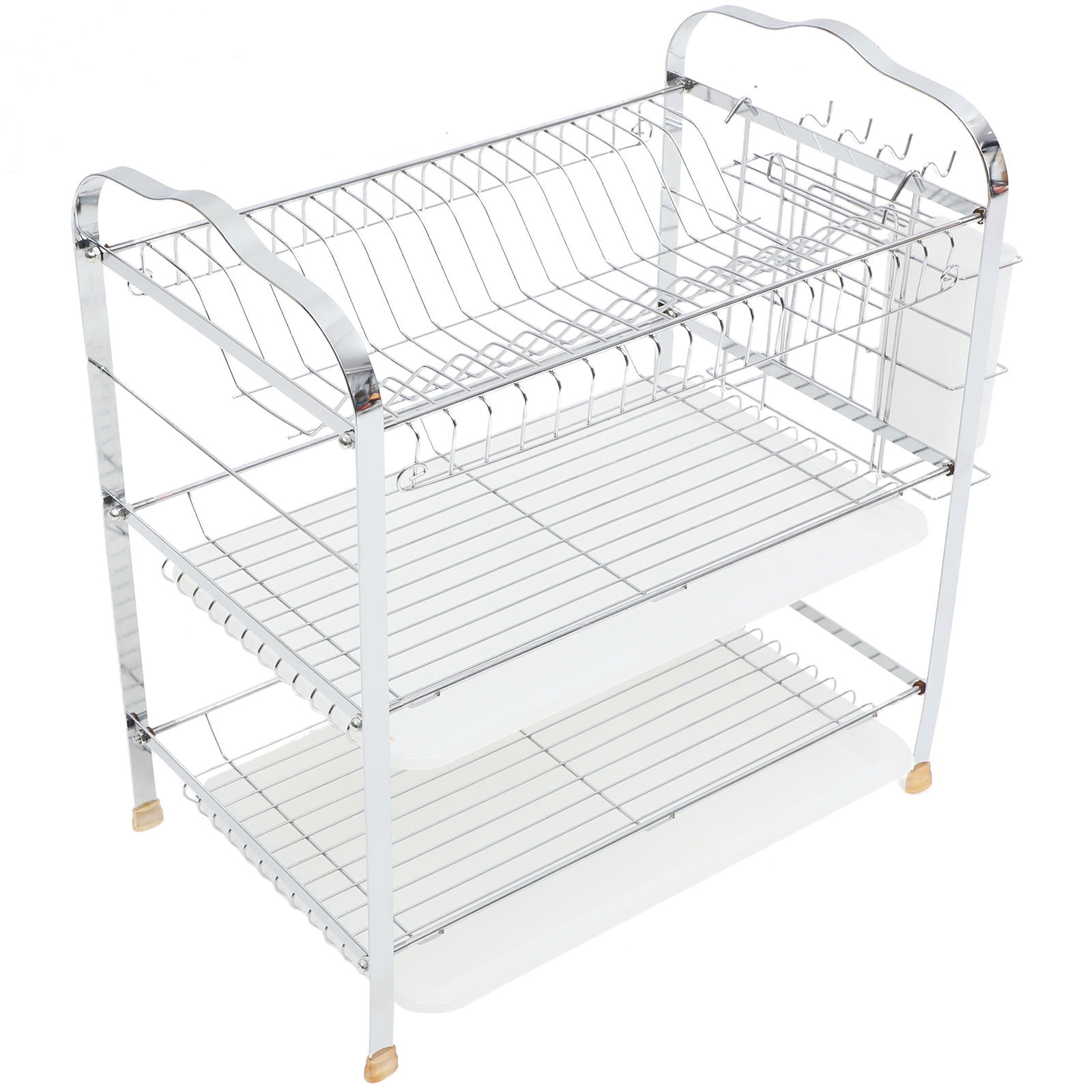 Raindrops 1pc Kitchen Three Layers Bowls Plates Chopsticks Stainless ...