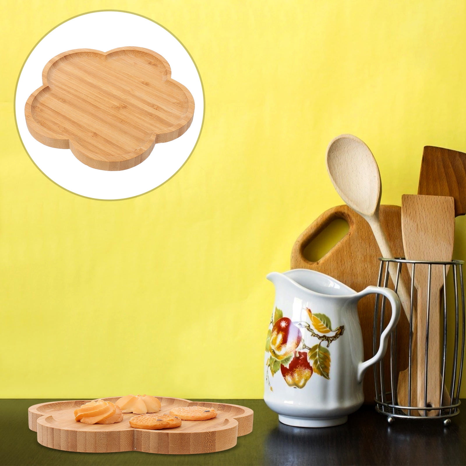 Raindrops 1pc Storage Bread Tray Food Holder for Desserts and Pastries ...