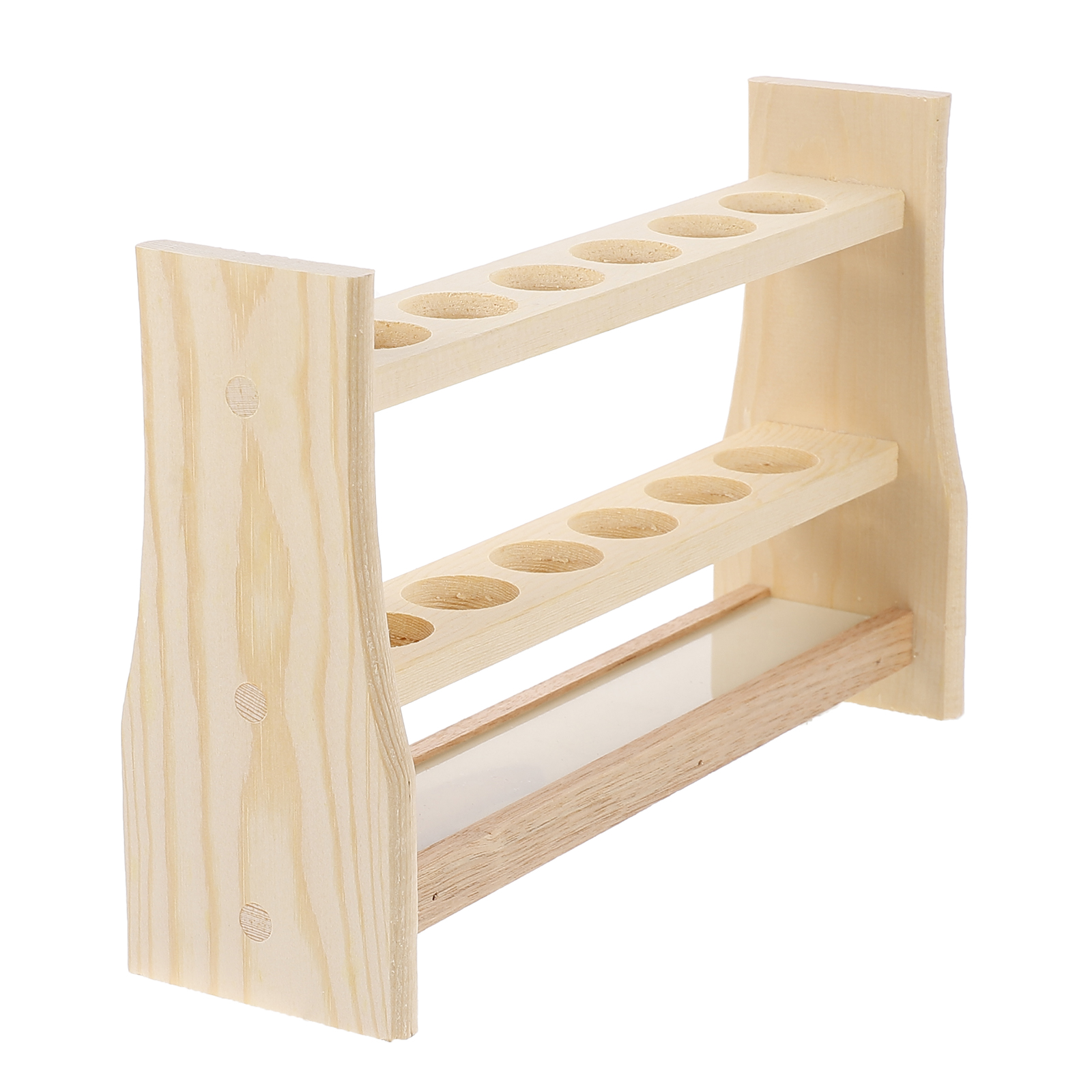 Raindrops 1pc Wooden Test Tube Rack Practical Test Tube Stand Test Tube ...