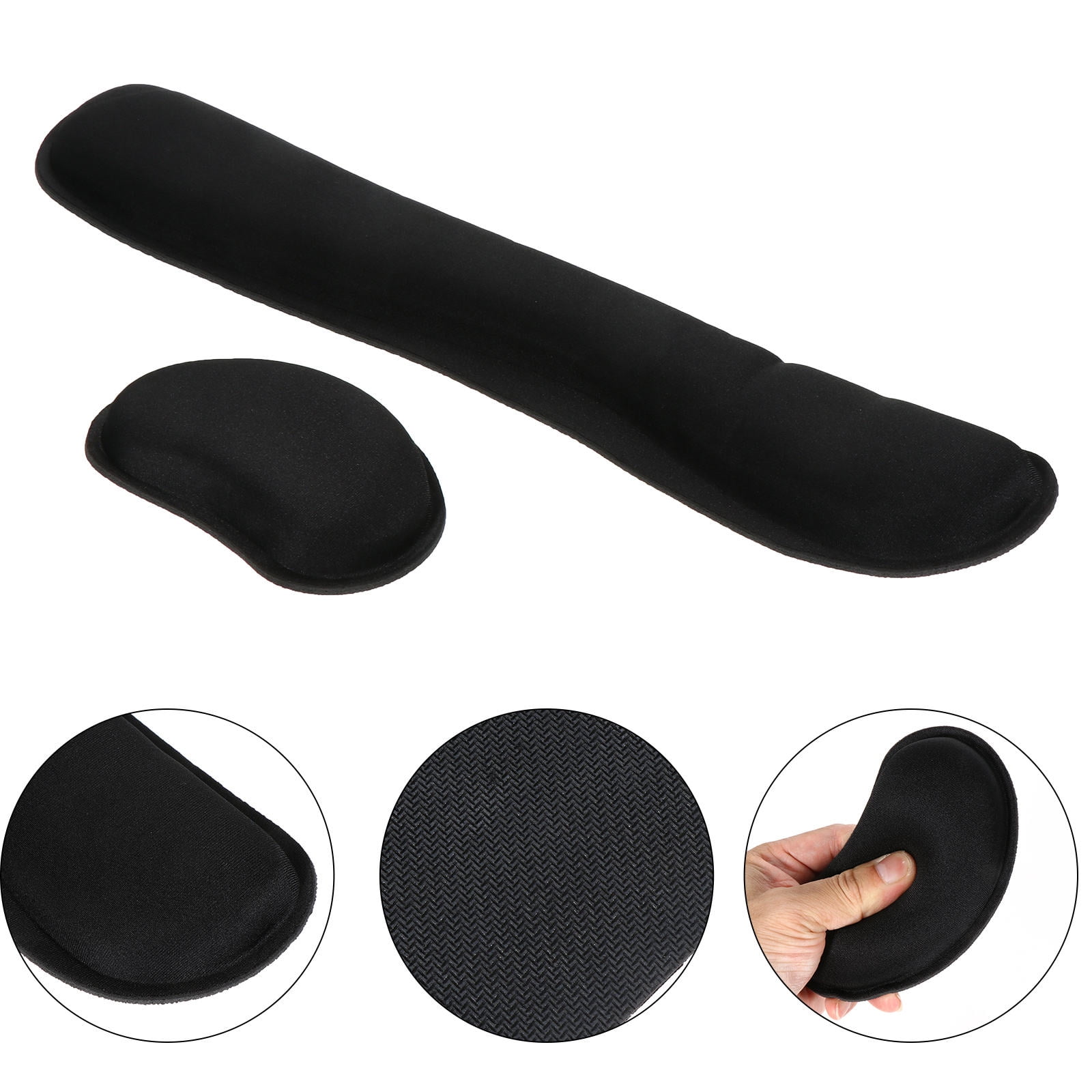 Raindrops 1set Memory Wrist Rest For Keyboard And Mouse Ergonomic Hand ...