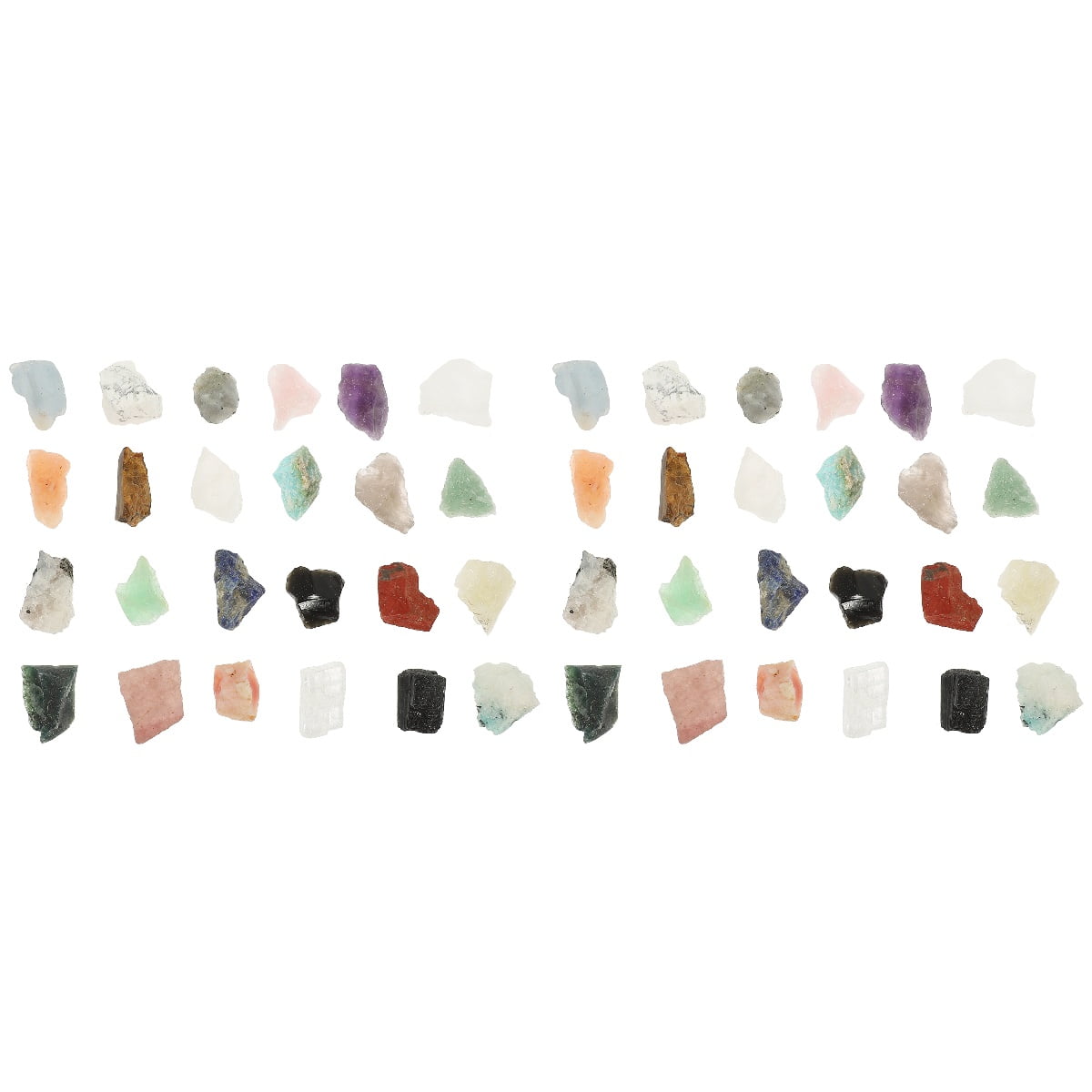 Raindrops 2 Boxes of Colorful Crystal Stone Sample Natural Crystal ...