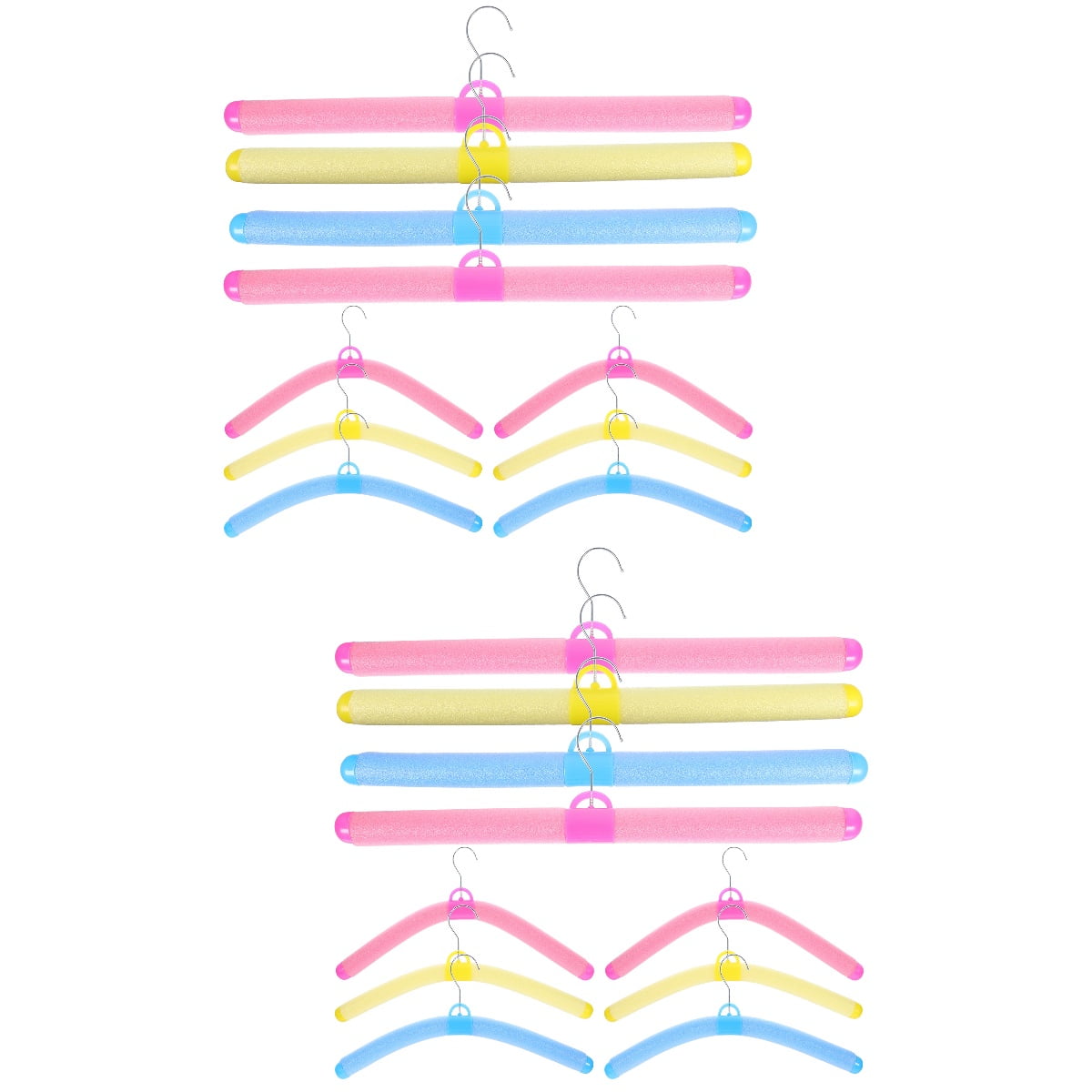 Raindrops 2 Count Foam Clothes Hangers Coat Lightweight Miss Bride ...