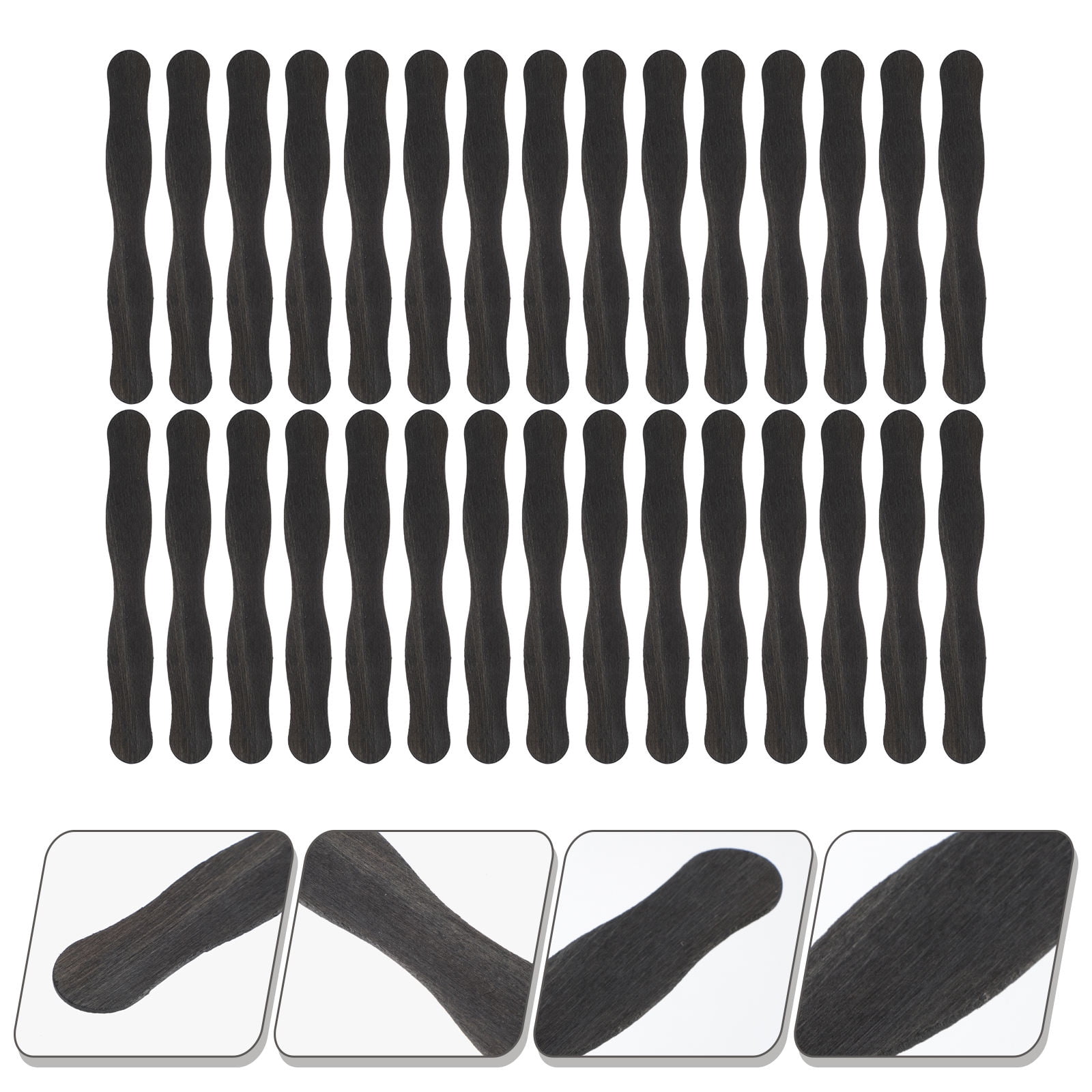 Raindrops 2 Count Giant Popsicle Sticks Food for Classroom Names Black ...