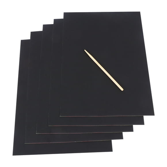Black Scratch Paper