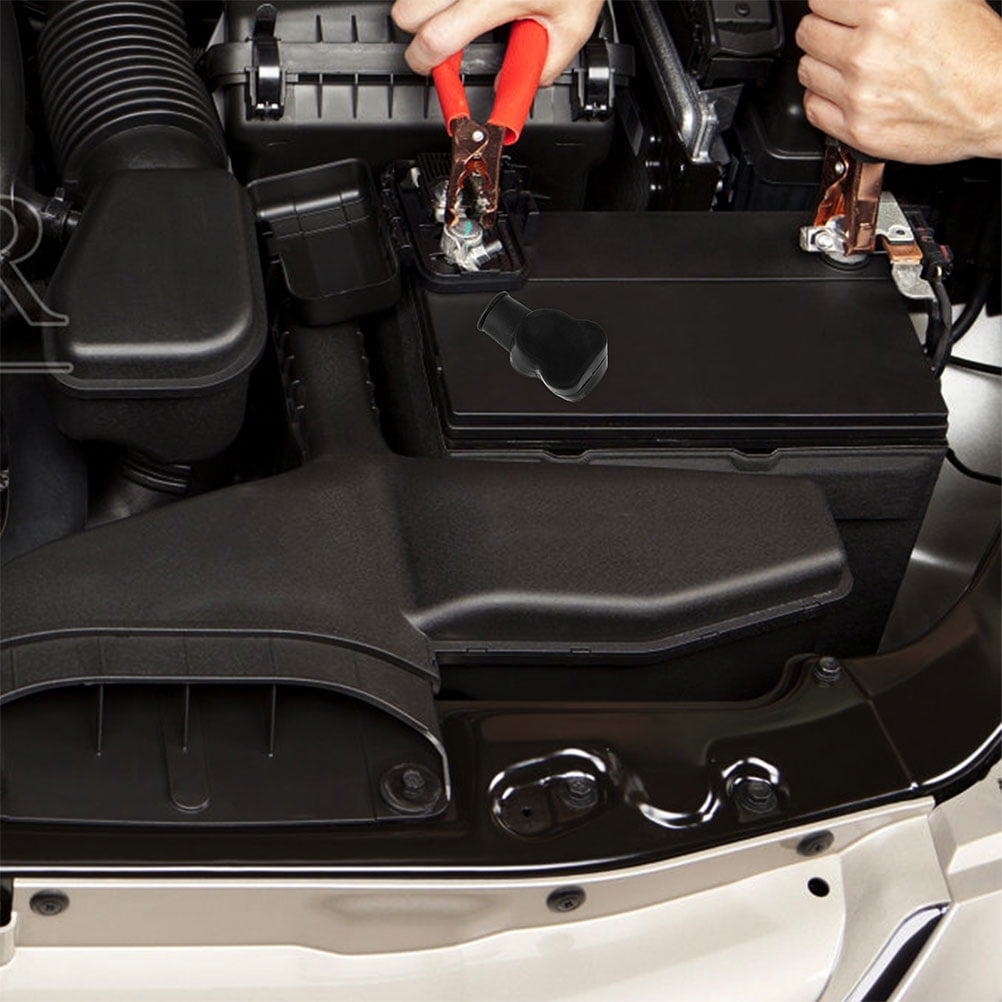 Raindrops 2 Pairs Car Battery Terminal Covers Caps Automotive Battery ...