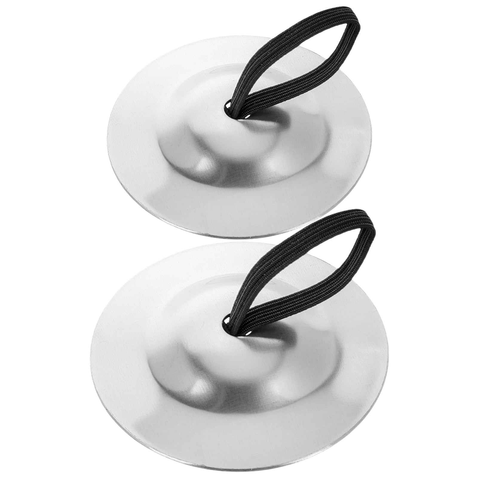 2 Pairs Finger Cymbals Mini Zills for Iron Hand Cymbals Musical ...