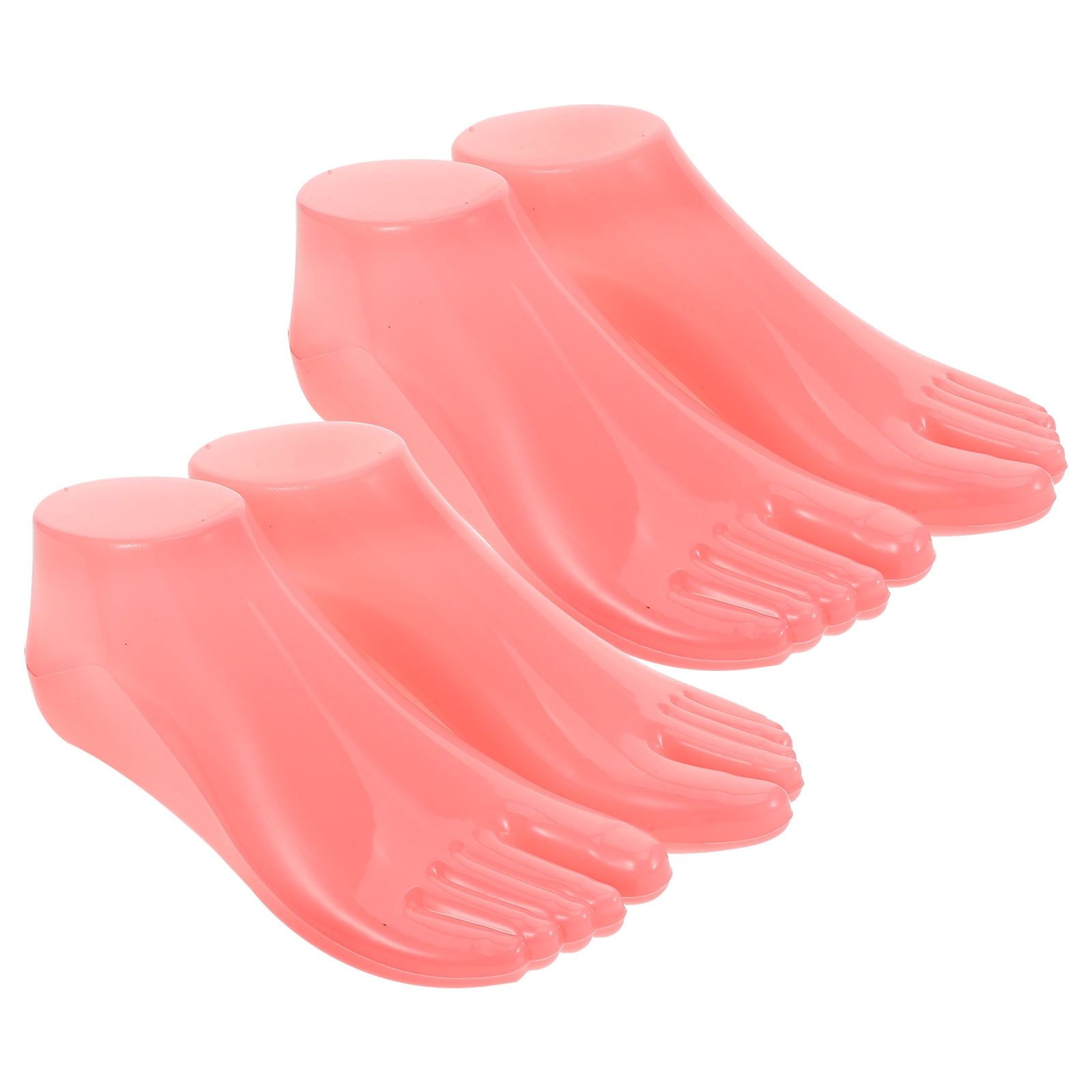 Raindrops 2 Pairs Foot Mannequins Sock Model Fake Foot Shoe Model ...