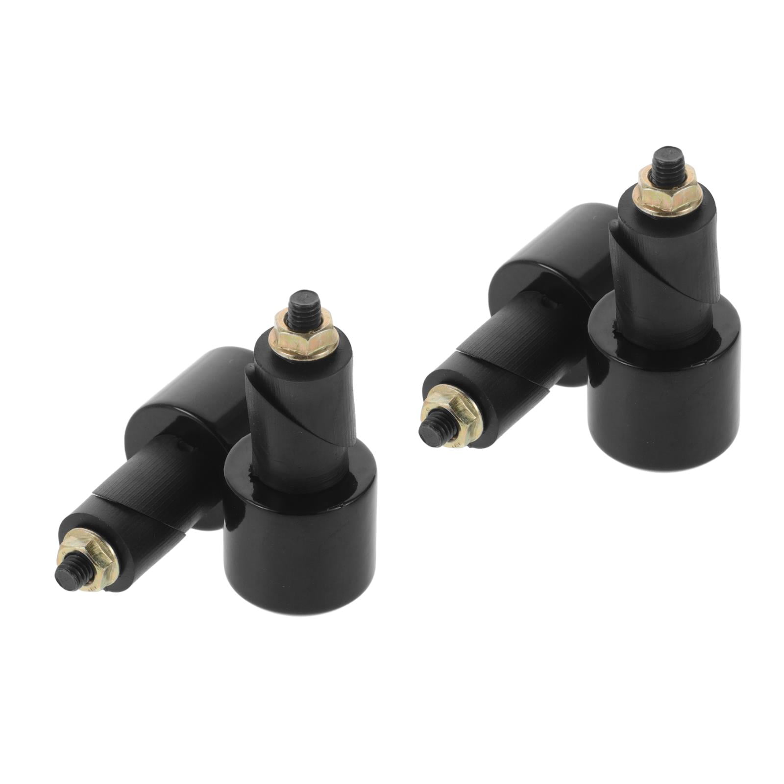 Raindrops 2 Pairs Heavy-Duty Motorcycle Handlebar End Caps Solid Iron ...
