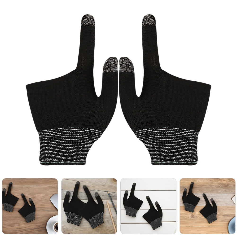 Raindrops 2 Pairs Mobile Gaming Finger Gloves Video Game Touch Screen ...