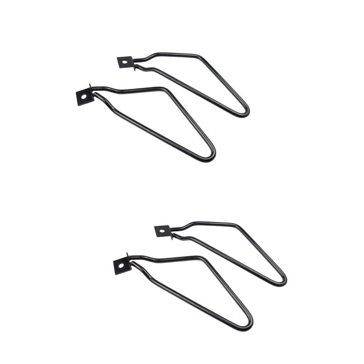 Raindrops 2 Pairs Motorcycle Saddlebags Mounting Bracket Saddlebags Bar ...