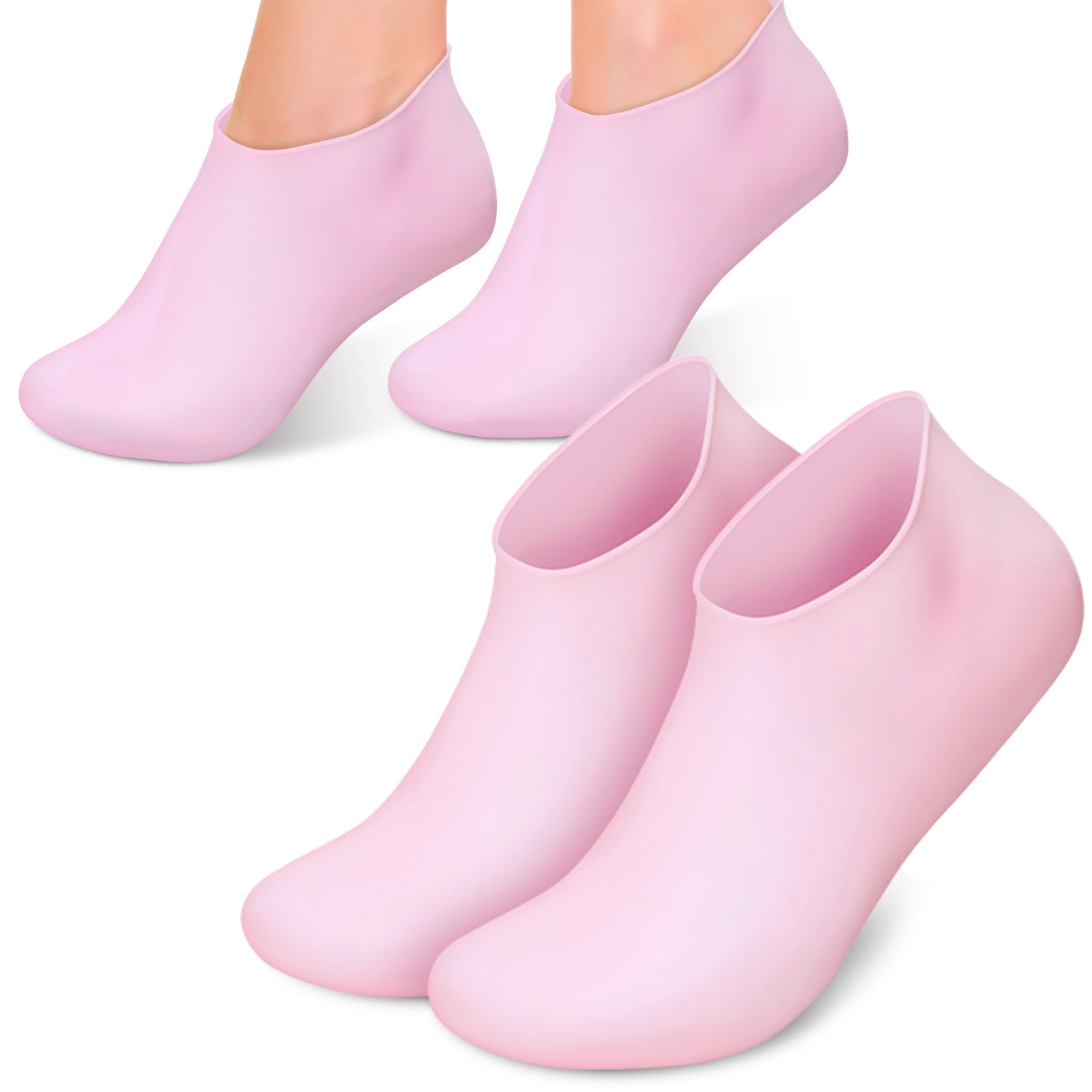 Raindrops 2 Pairs Silicone Foot Mask Cover U Nut Clip Second Rocker ...