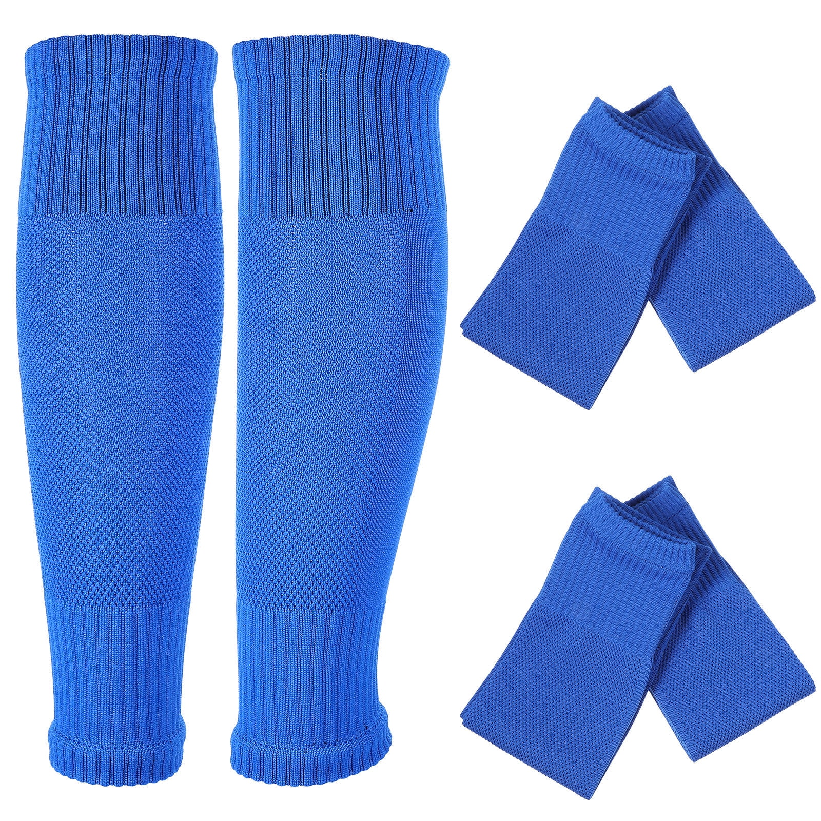 Raindrops 2 Pairs Soccer Leg Sleeves Shin Guard Holders Compression Leg ...