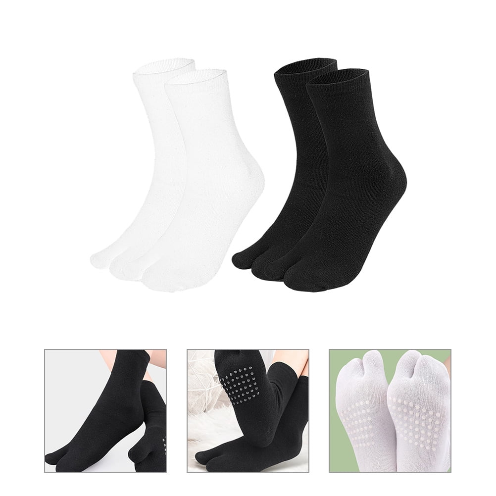 Raindrops 2 Pairs Toe Socks for Men with Split Toe Design and Pressure ...