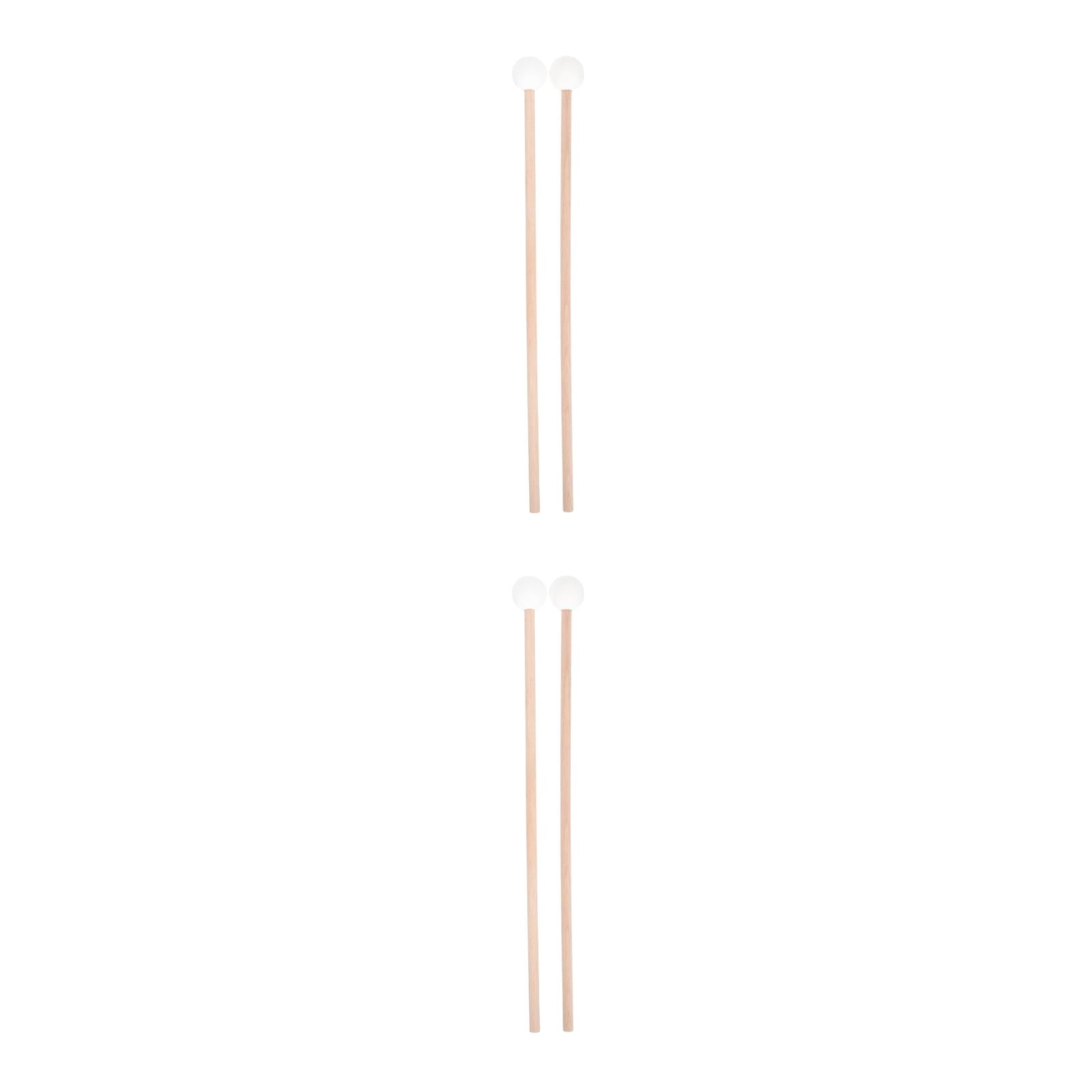 Raindrops 2 Pairs Xylophone Hammers Marimba Sticks Xylophone Piano ...