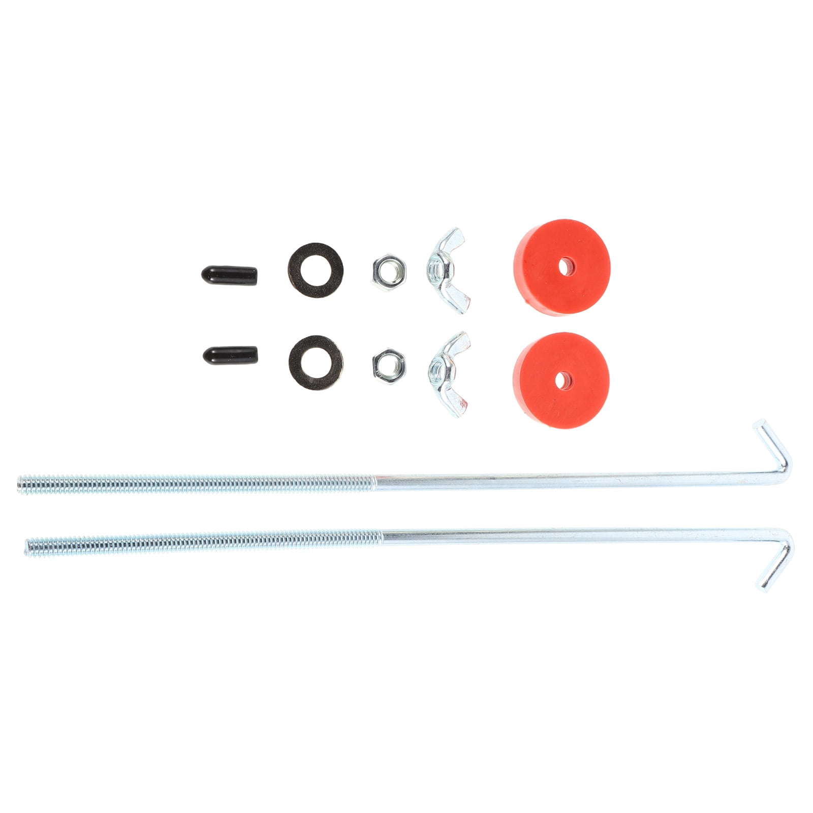 Raindrops 2 Pcs Battery Mounting Kit Car Battery Holder Bracket Metal ...