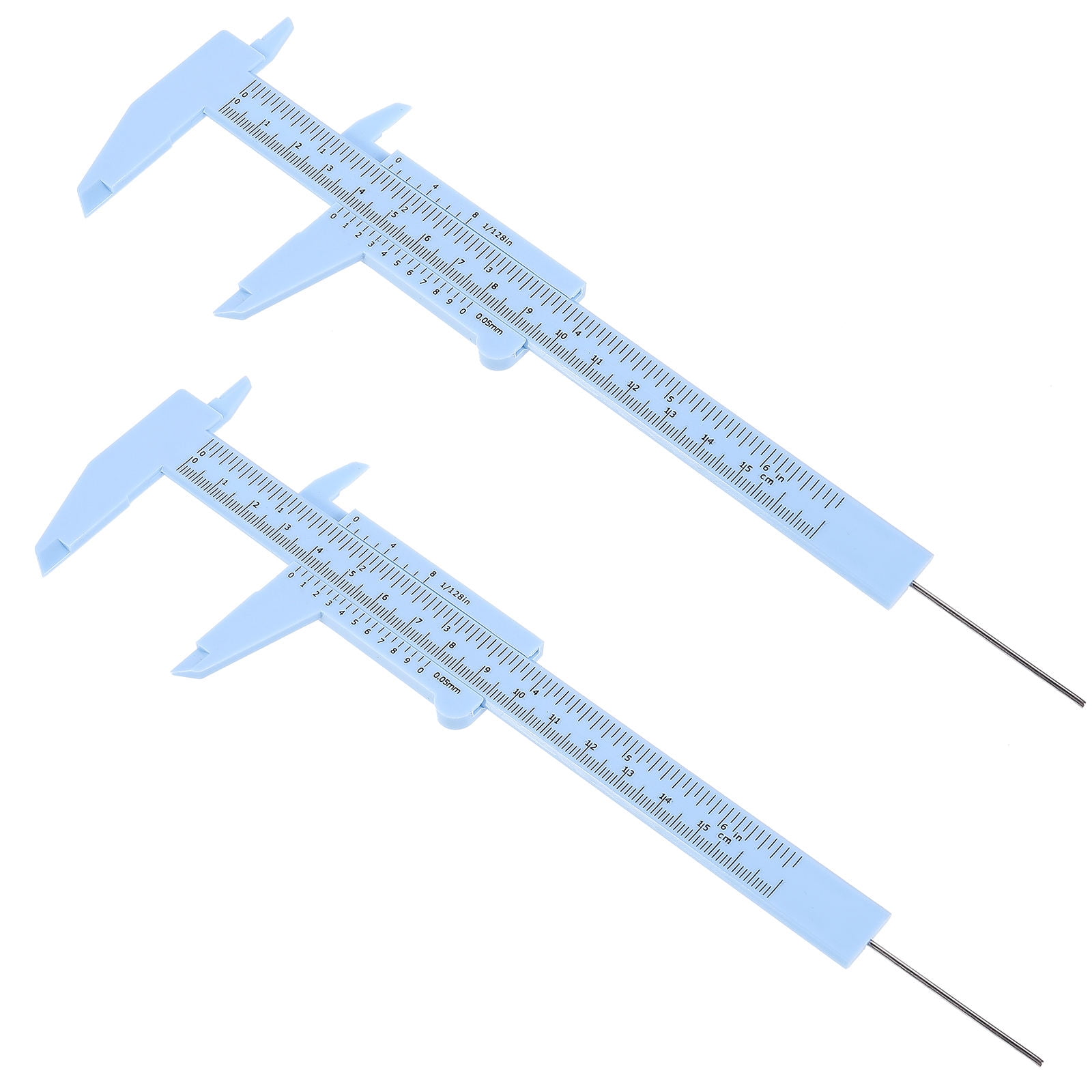 Raindrops 2 Pcs Brow Mapping Ruler Eyebrow Calipers Measuring Tool Miss ...