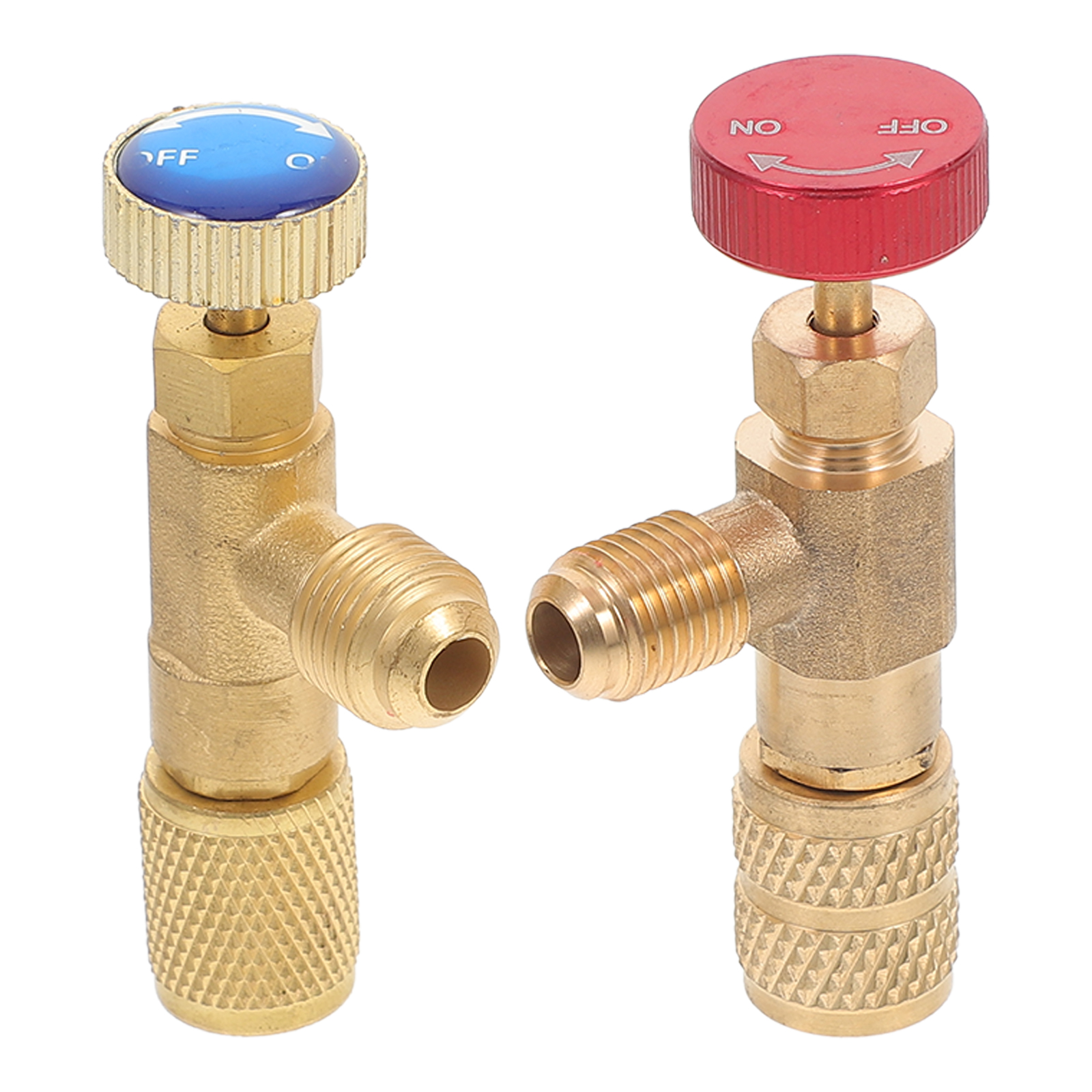 Raindrops 2 Pcs Car Air Conditioning Connector Swivel Refrigeration ...